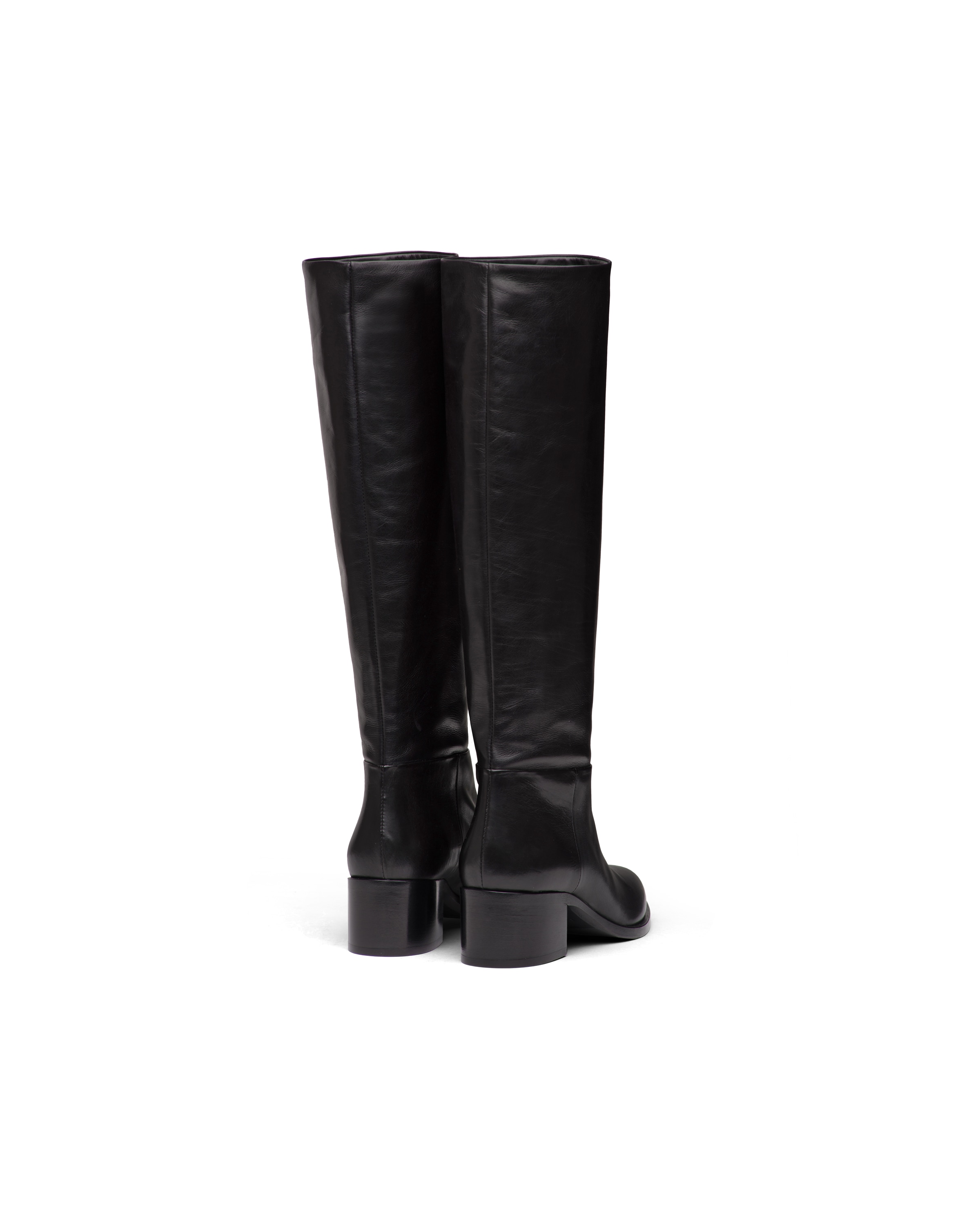 Black Leather boots | Prada