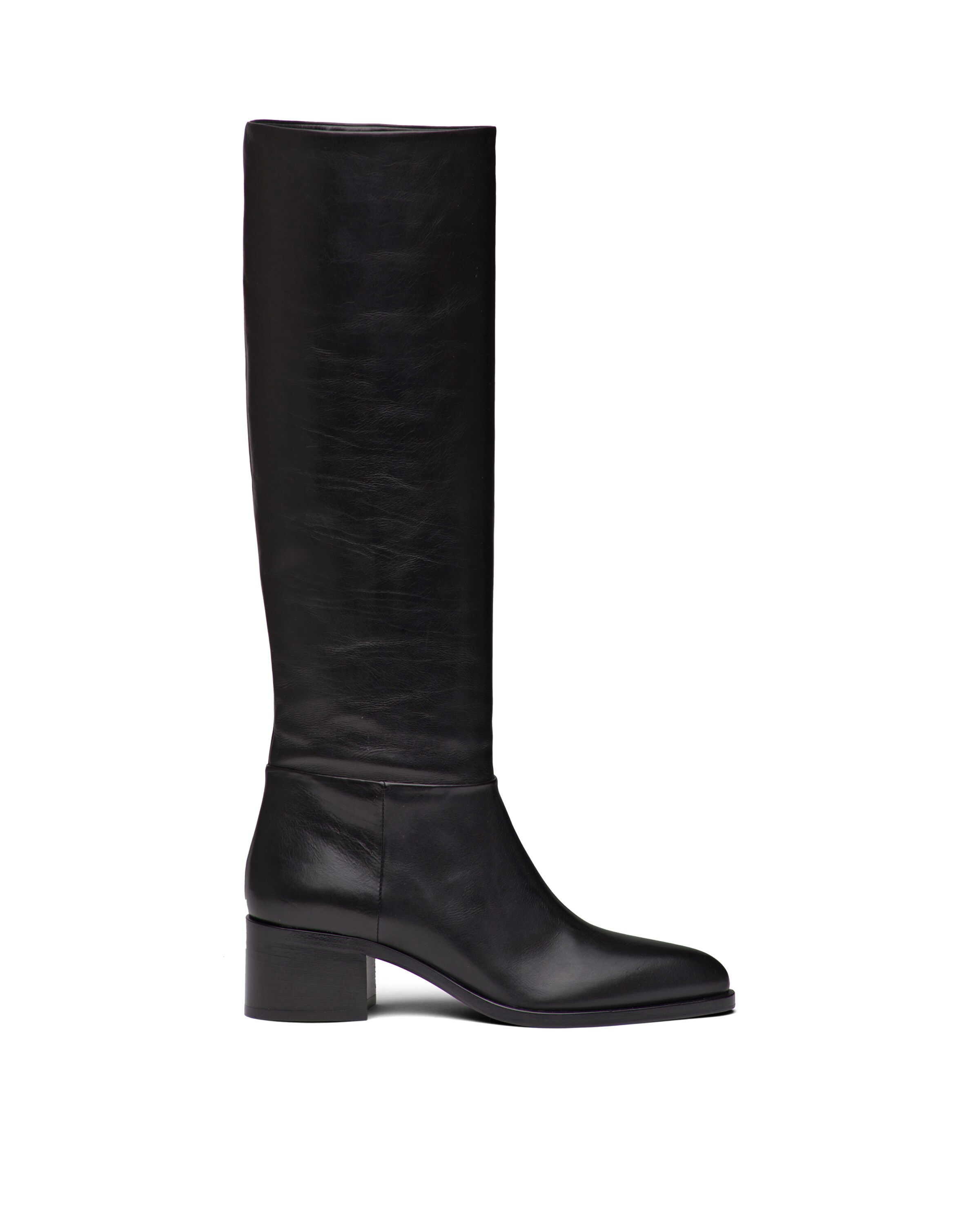 Black Leather boots | Prada