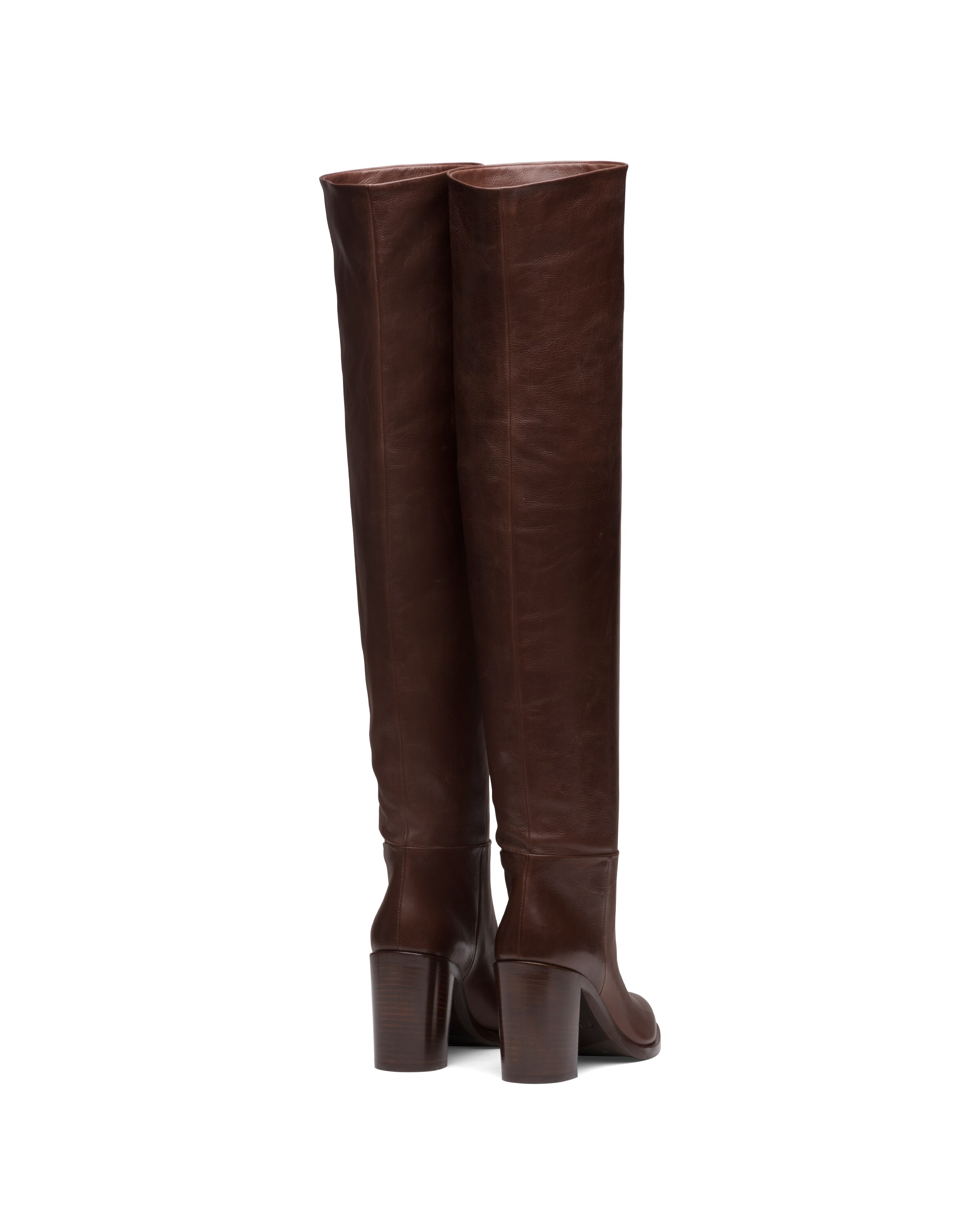 Sienna Leather boots | Prada