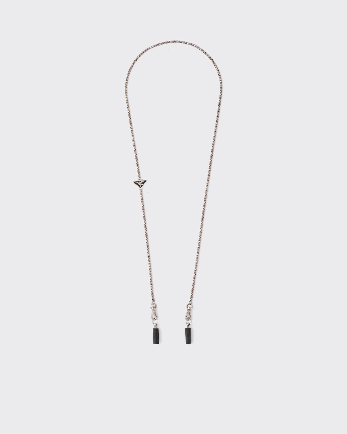 钢色/黑色 Airpods耳机挂链 | PRADA