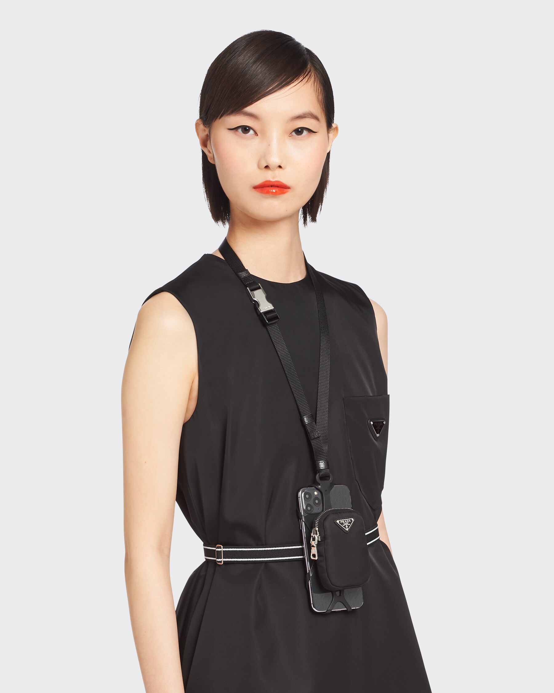 Black Re-nylon Smartphone Case | PRADA