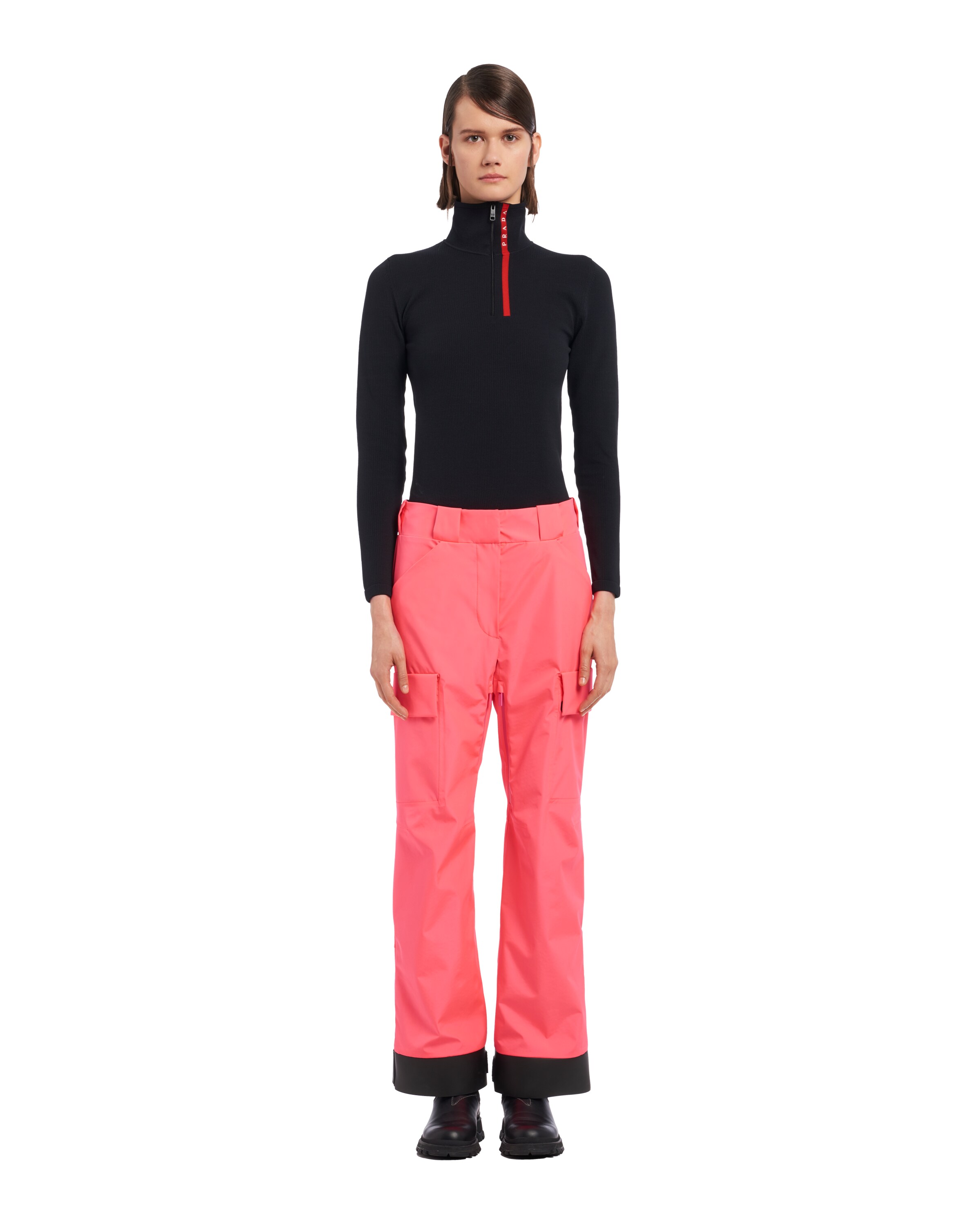 Fluo Pink GORE-TEX snowboard pants | Prada