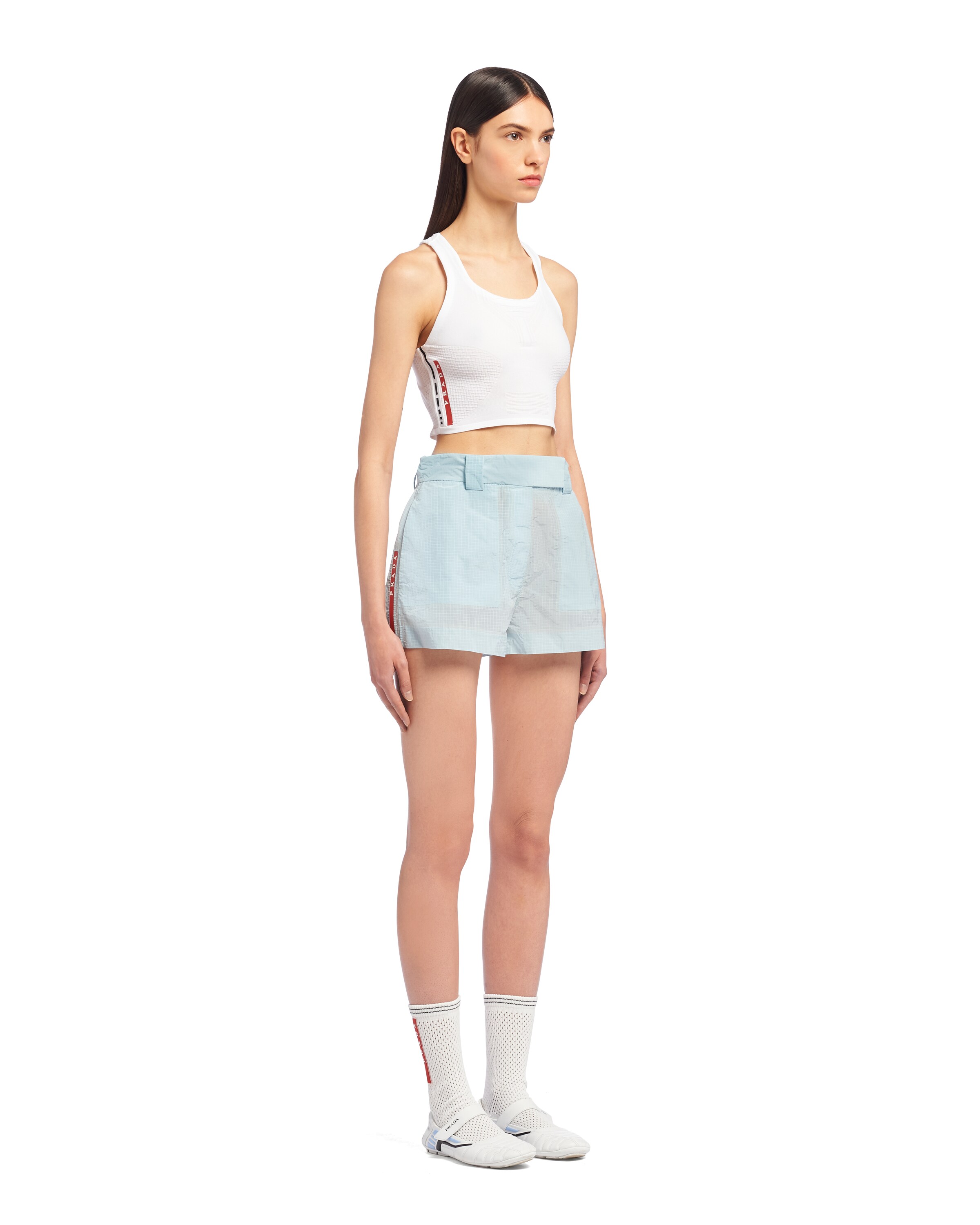 Navy Ripstop shorts | Prada