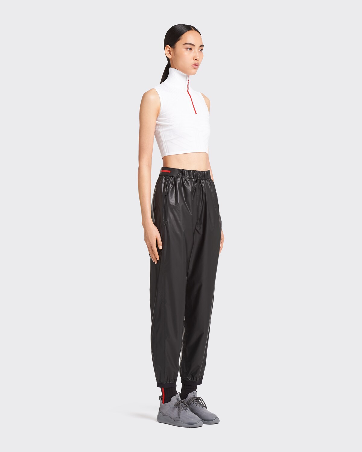 Black Light Re-nylon Wide-leg Pants | PRADA