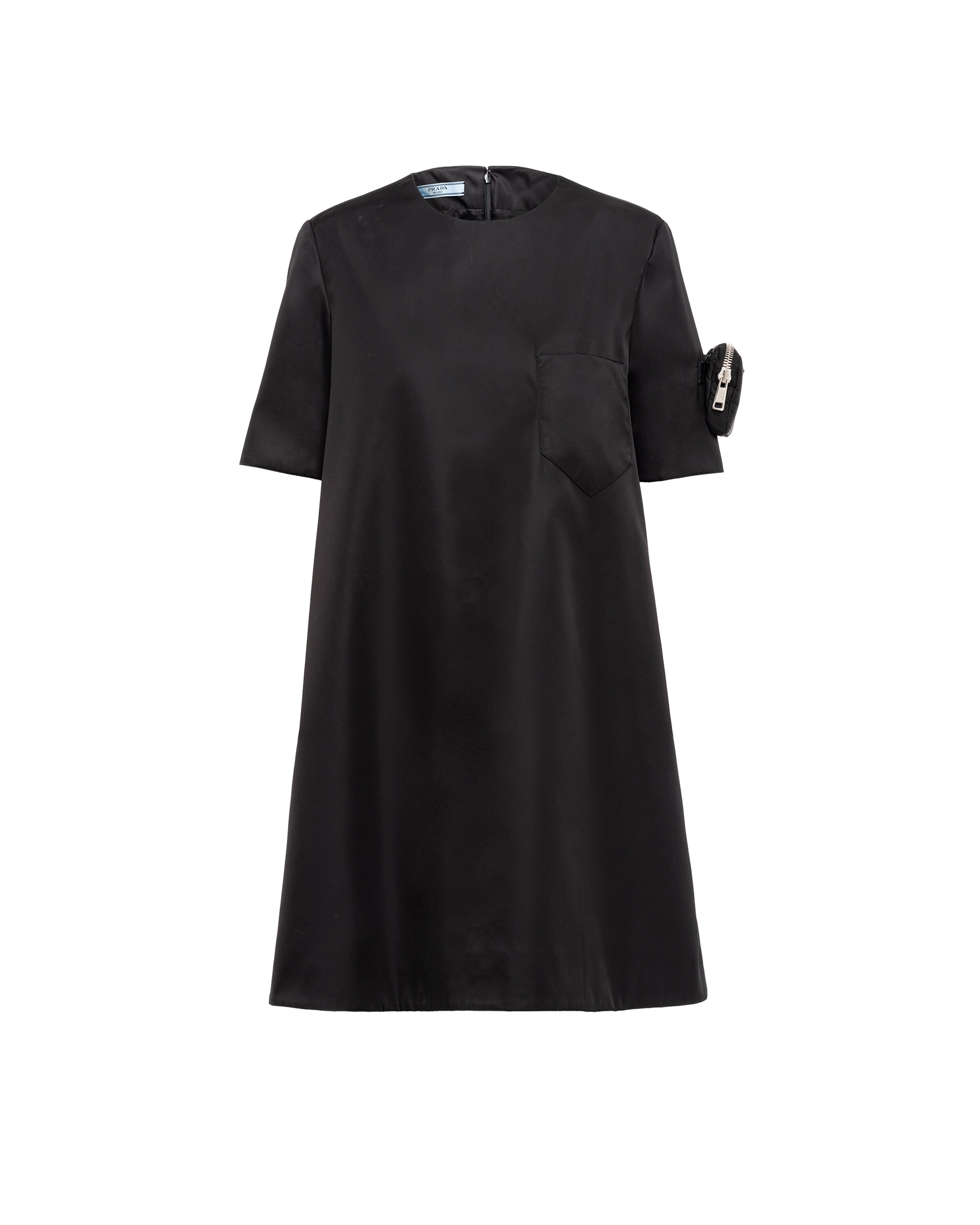 Black Re-Nylon gabardine dress | Prada
