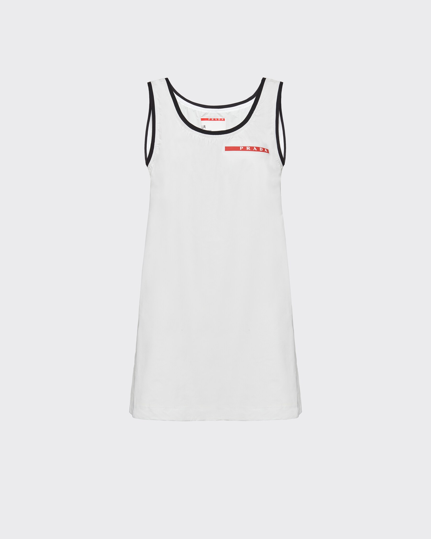 Chalk White Light Re-nylon Tank Top | PRADA
