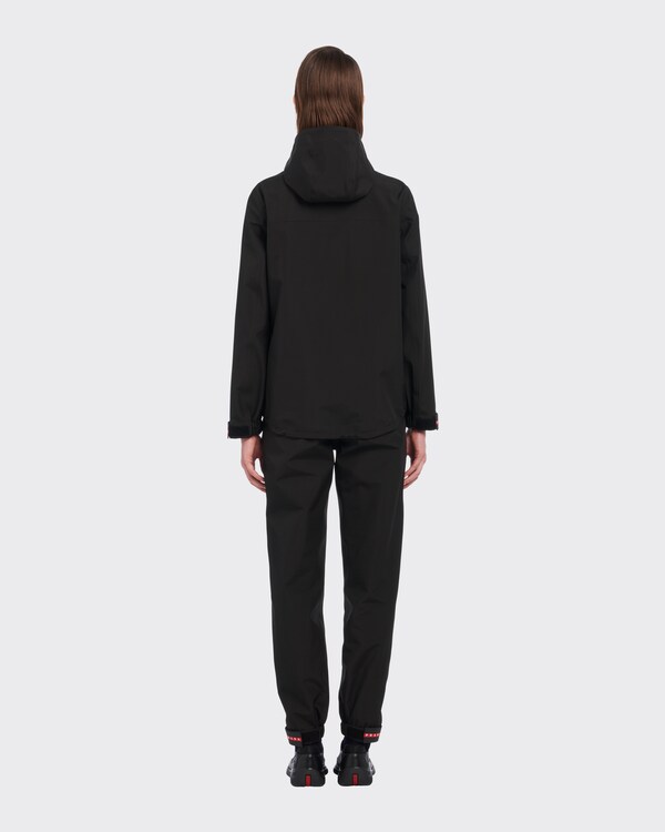 Black Active Re-nylon Windbreaker | PRADA
