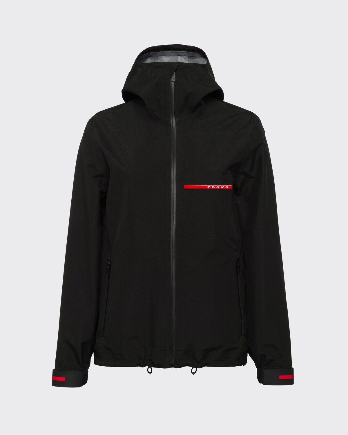 Black Active Re-nylon Windbreaker | PRADA