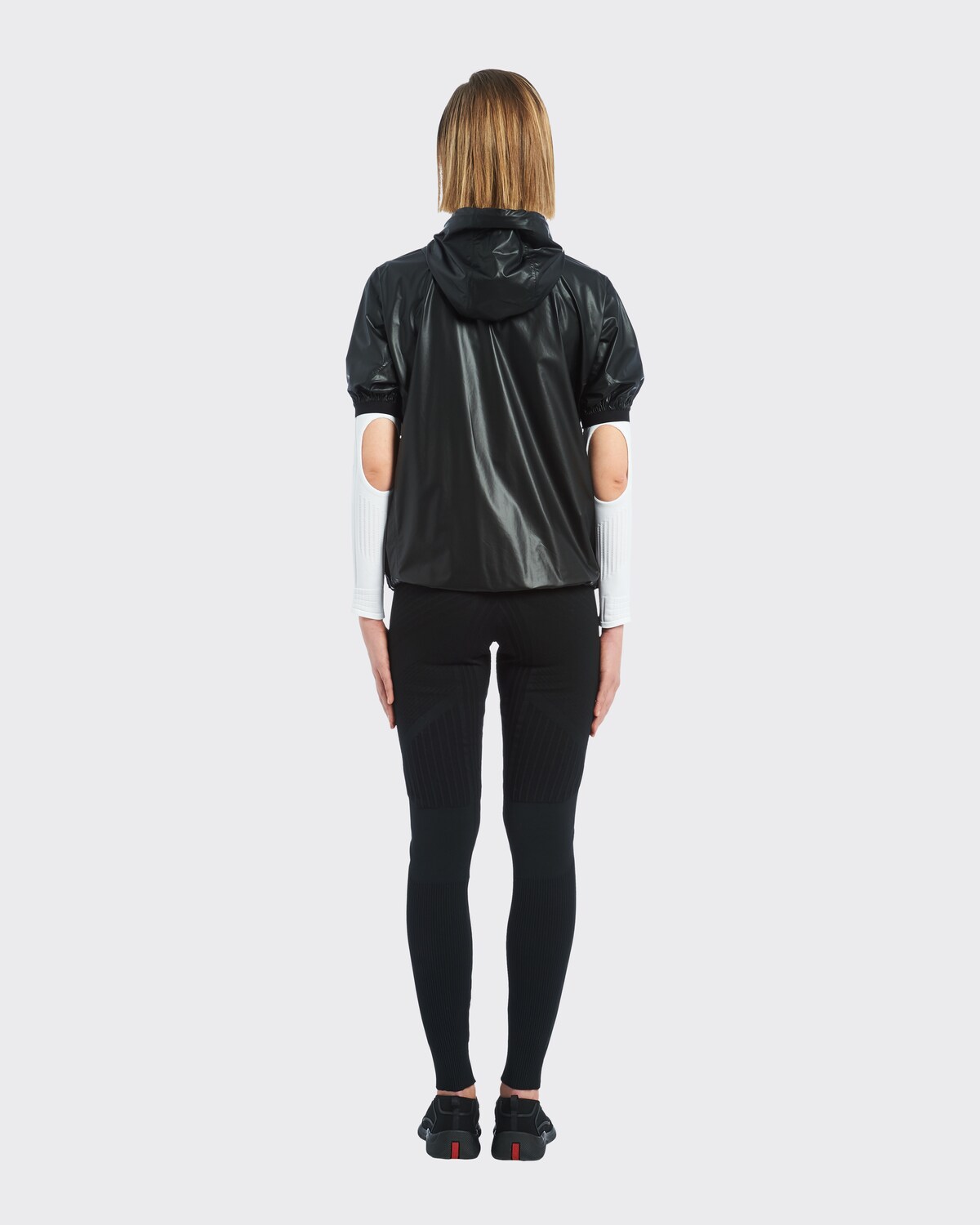 Black Light Re-nylon Short-sleeved Jacket | PRADA