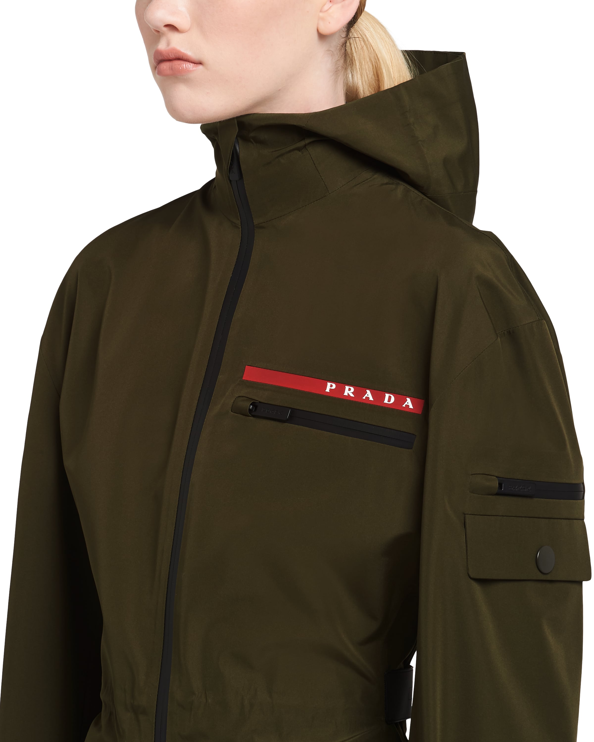 Military Green GORE-TEX PRO jacket | Prada