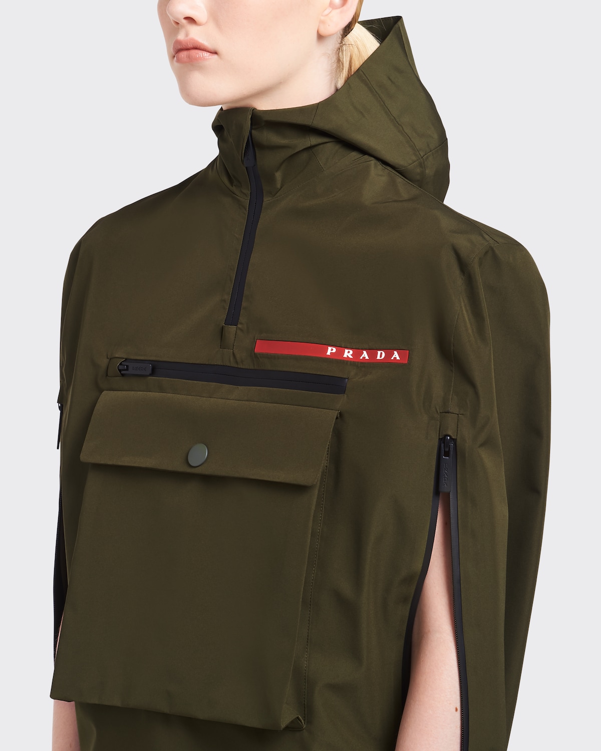 Military Green Gore-tex Pro Jacket | PRADA