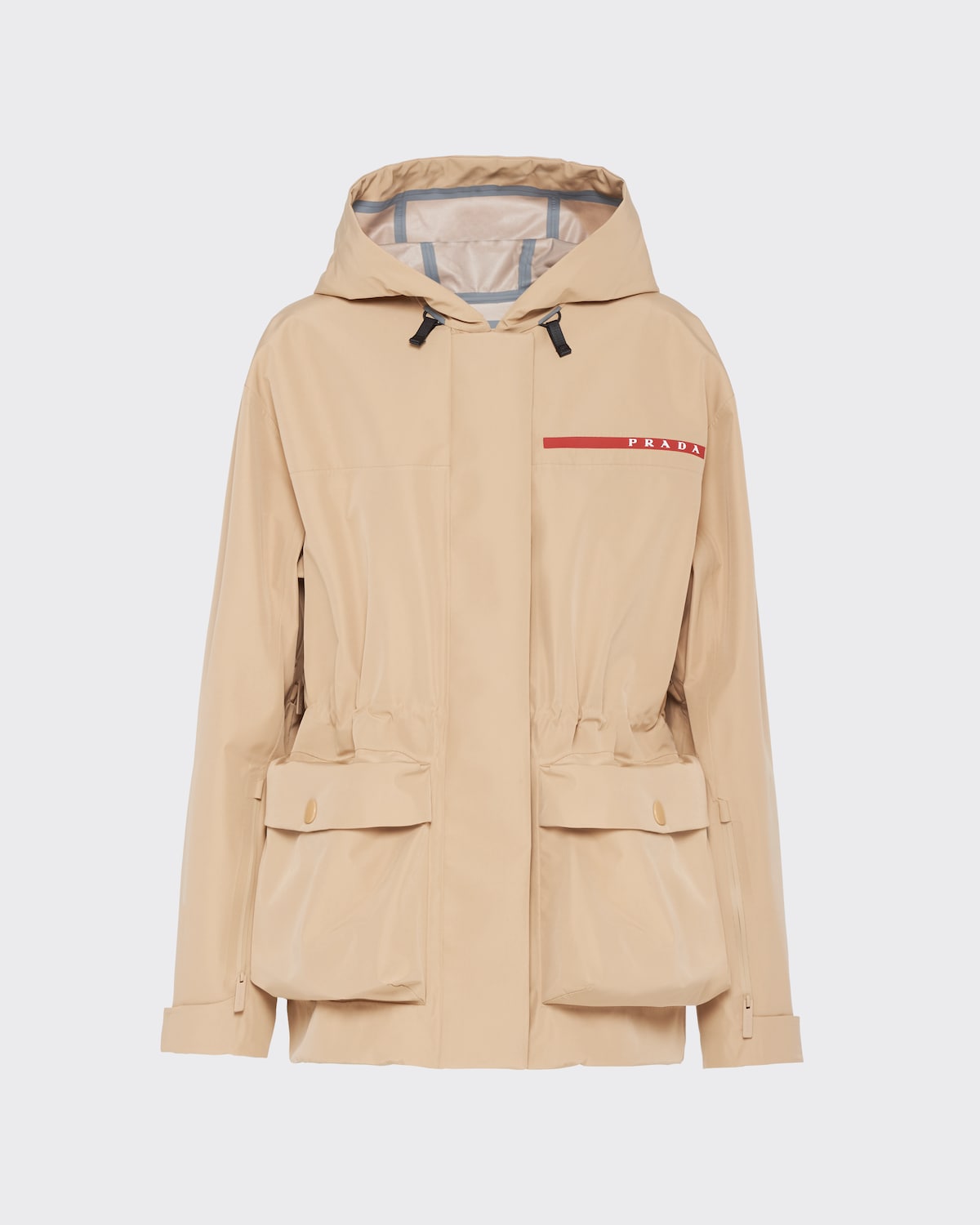 Cord Technical Fabric Rain Jacket | PRADA