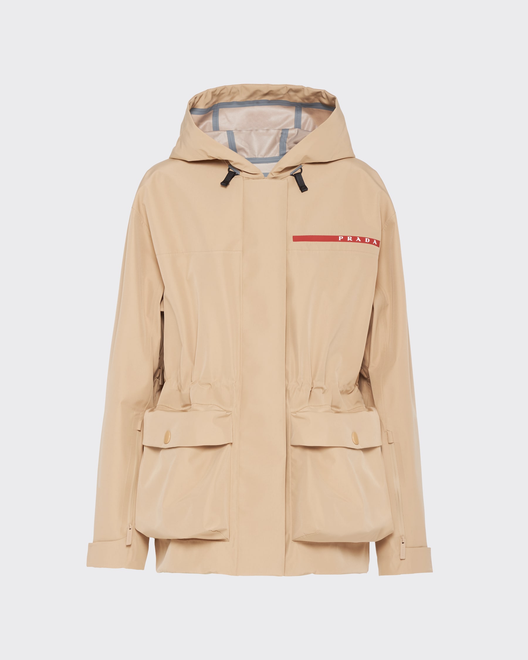 Cord Technical Fabric Rain Jacket | PRADA