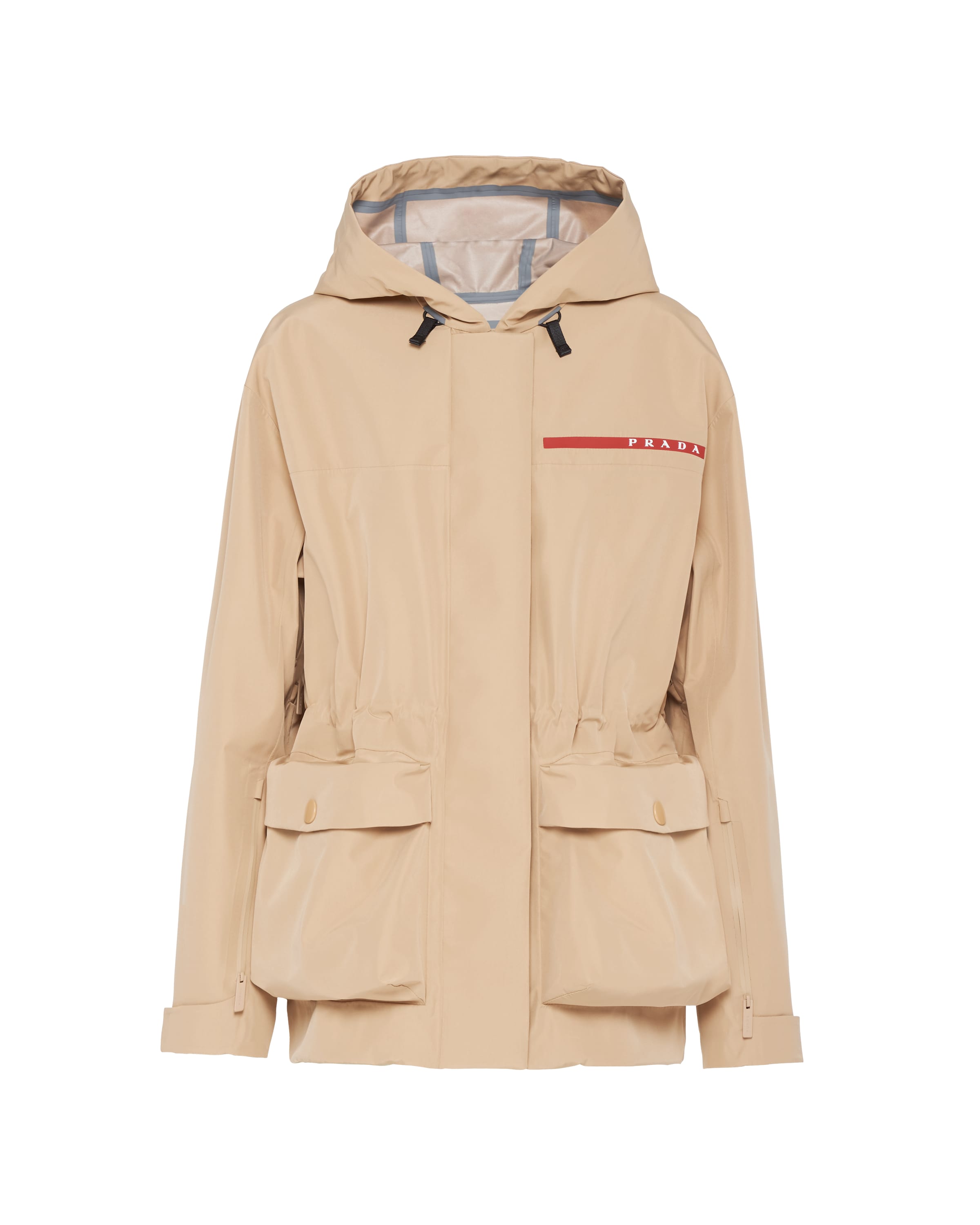 Cord Technical fabric rain jacket | Prada