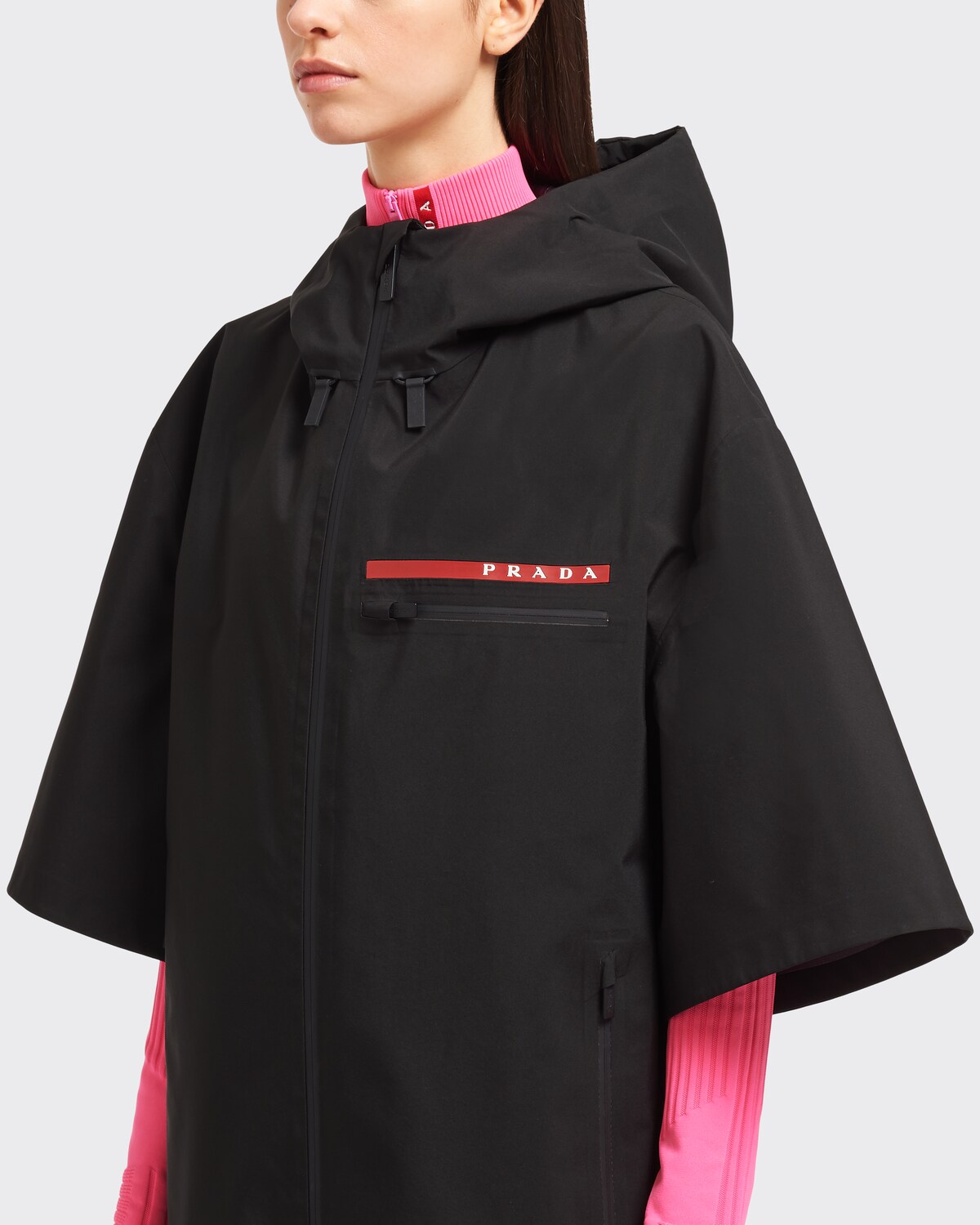 Black Extreme-tex Short-sleeved Jacket | PRADA