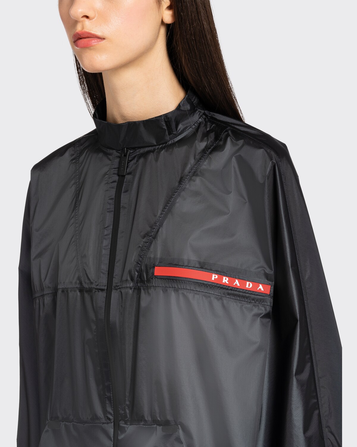 Black Ripstop Windbreaker | PRADA