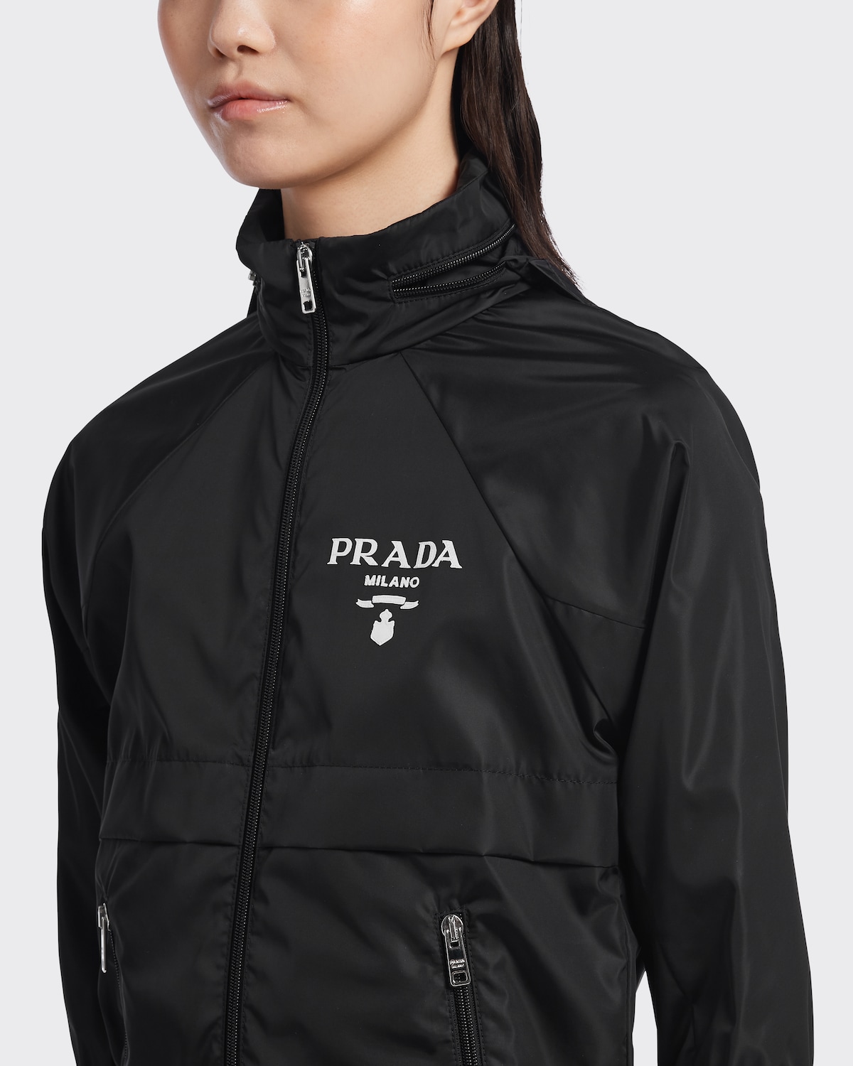 Black Light Re-nylon Rain Jacket | PRADA