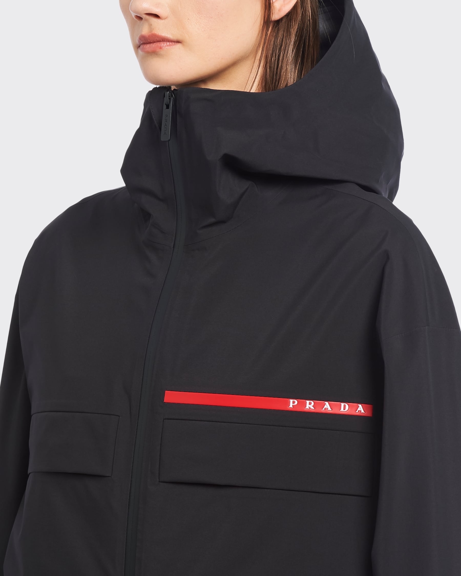 Giacca In Tessuto Gore-tex Pro Nero | PRADA