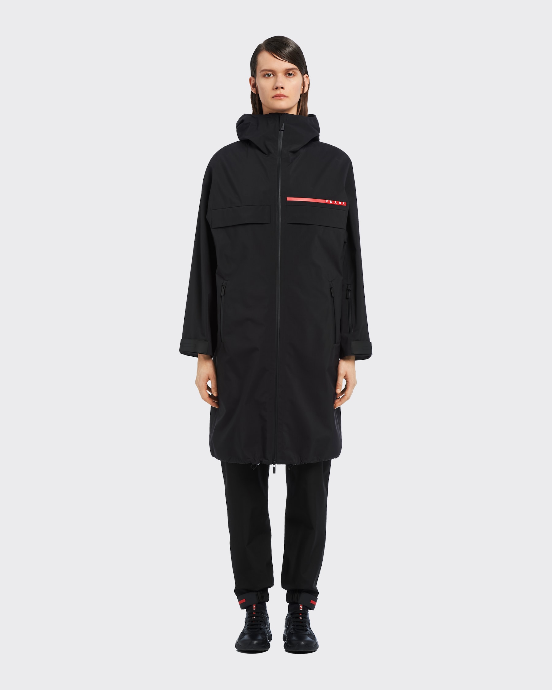 Black Gore-tex Pro Raincoat | PRADA