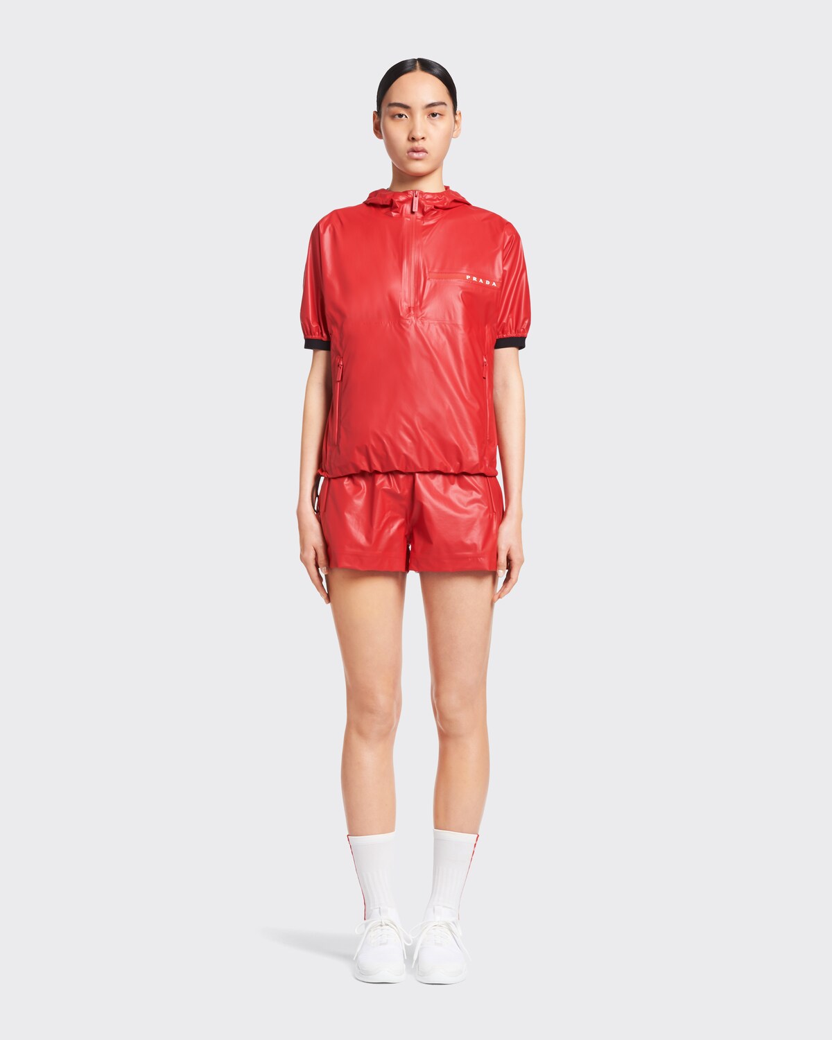 Lacquer Red Light Re-nylon Anorak | PRADA