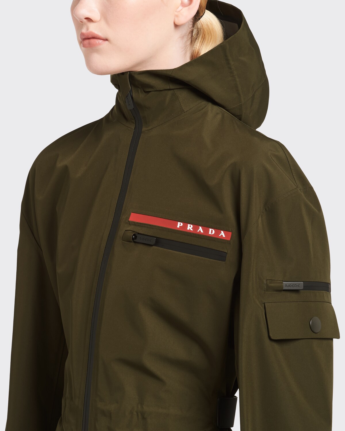 Military Green Gore-tex Pro Jacket | PRADA