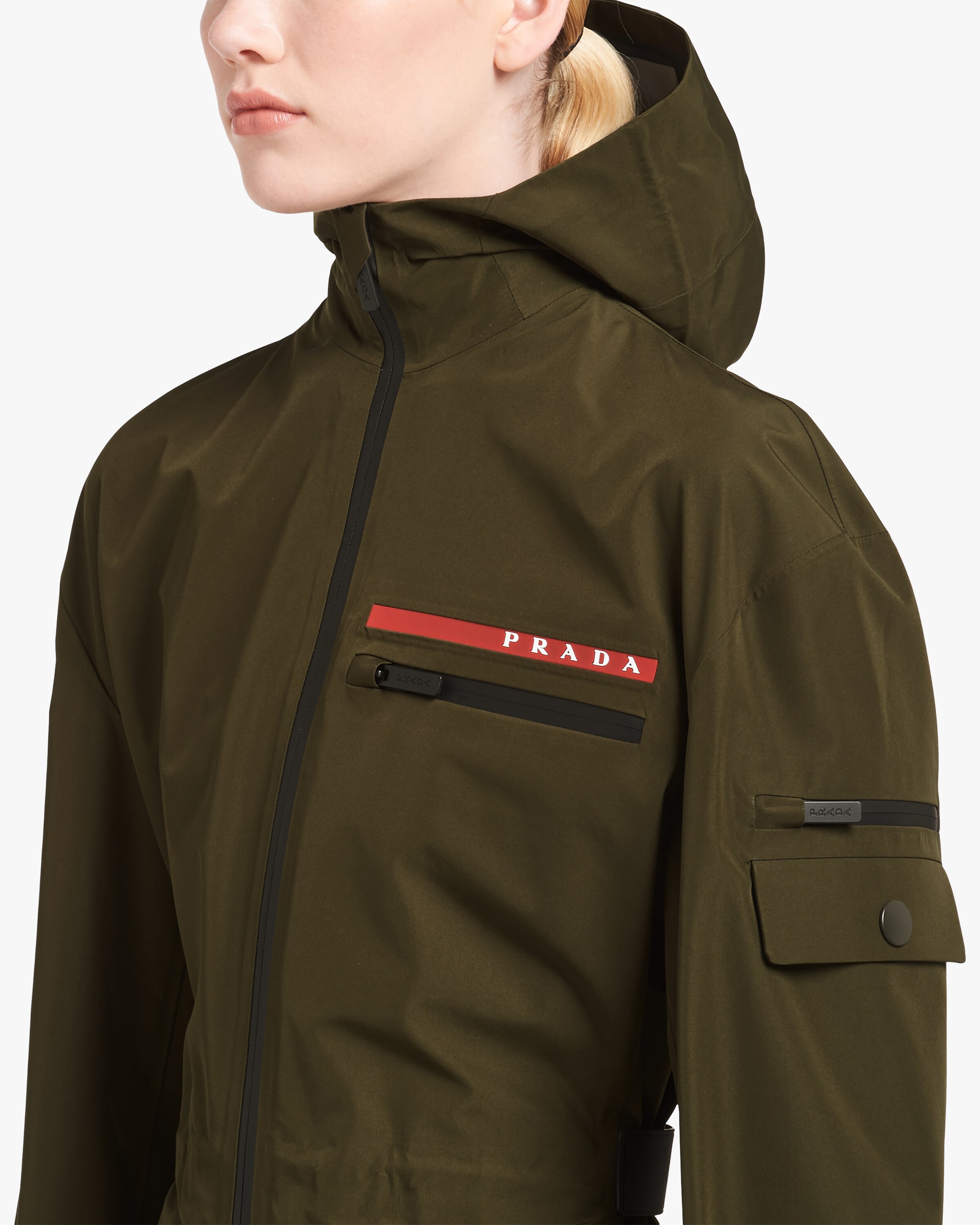Military Green GORE-TEX PRO jacket | Prada