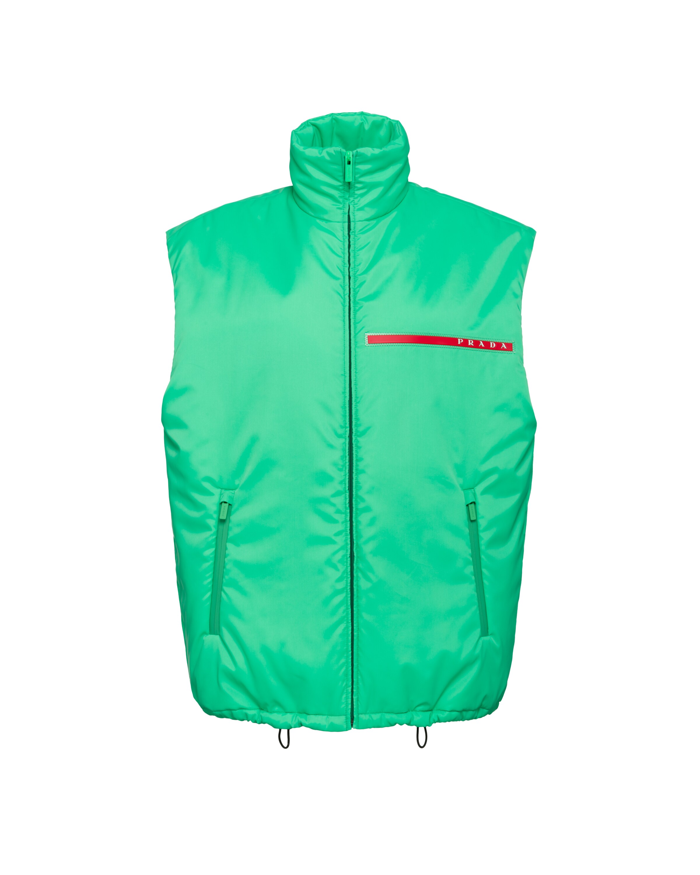 Padded technical fabric vest | Prada