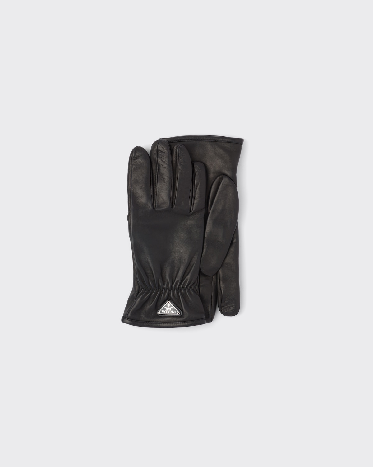 Black Nappa Leather Gloves | PRADA