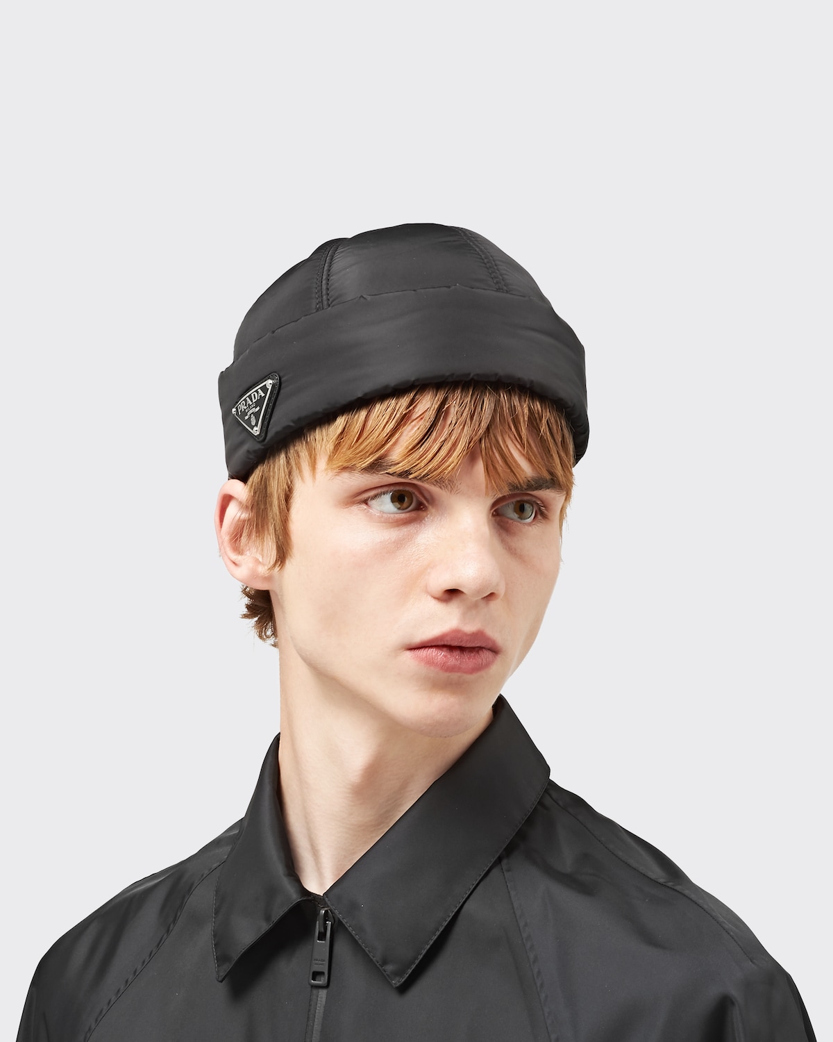 Black Re-nylon Beanie | PRADA