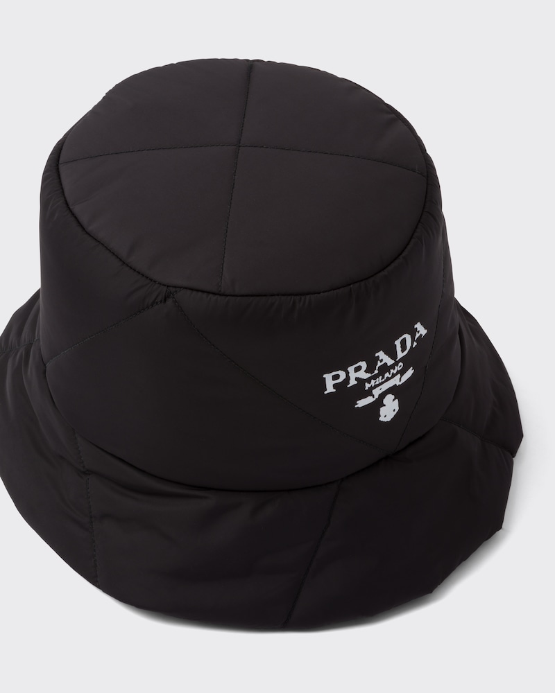 Black Padded Re-nylon Bucket Hat | PRADA
