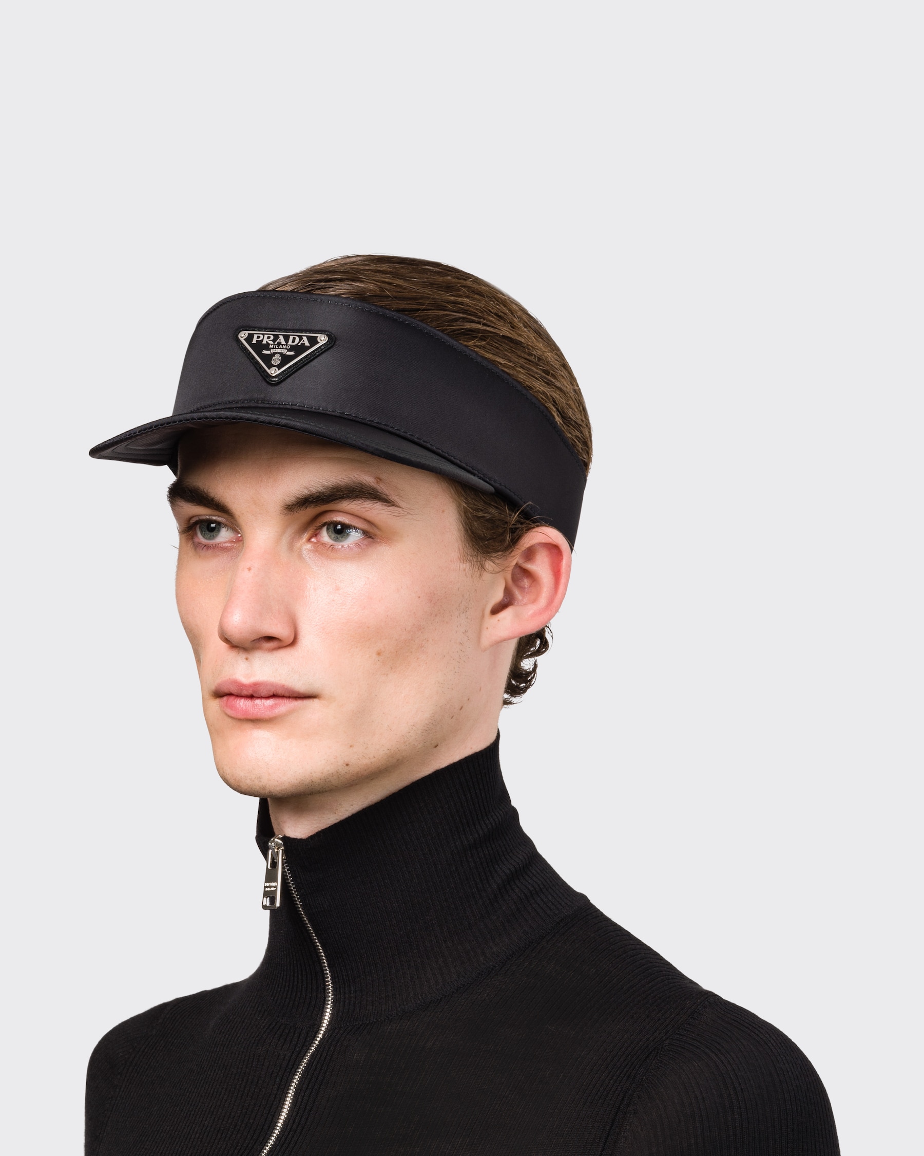 Black Re-nylon Visor | PRADA