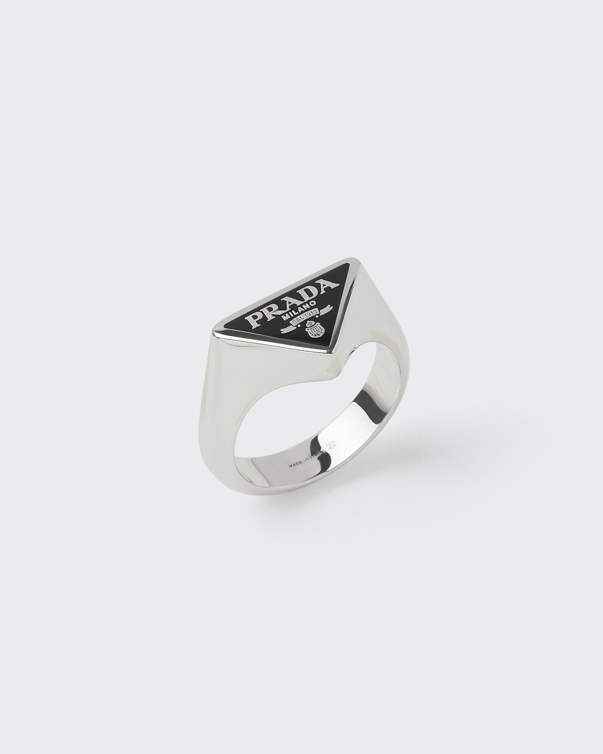 Black Prada Symbole Ring | PRADA