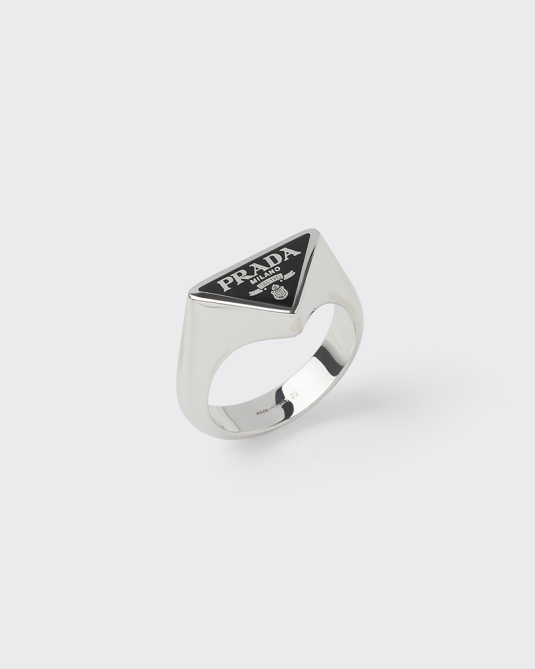 Black Prada Symbole Ring | PRADA
