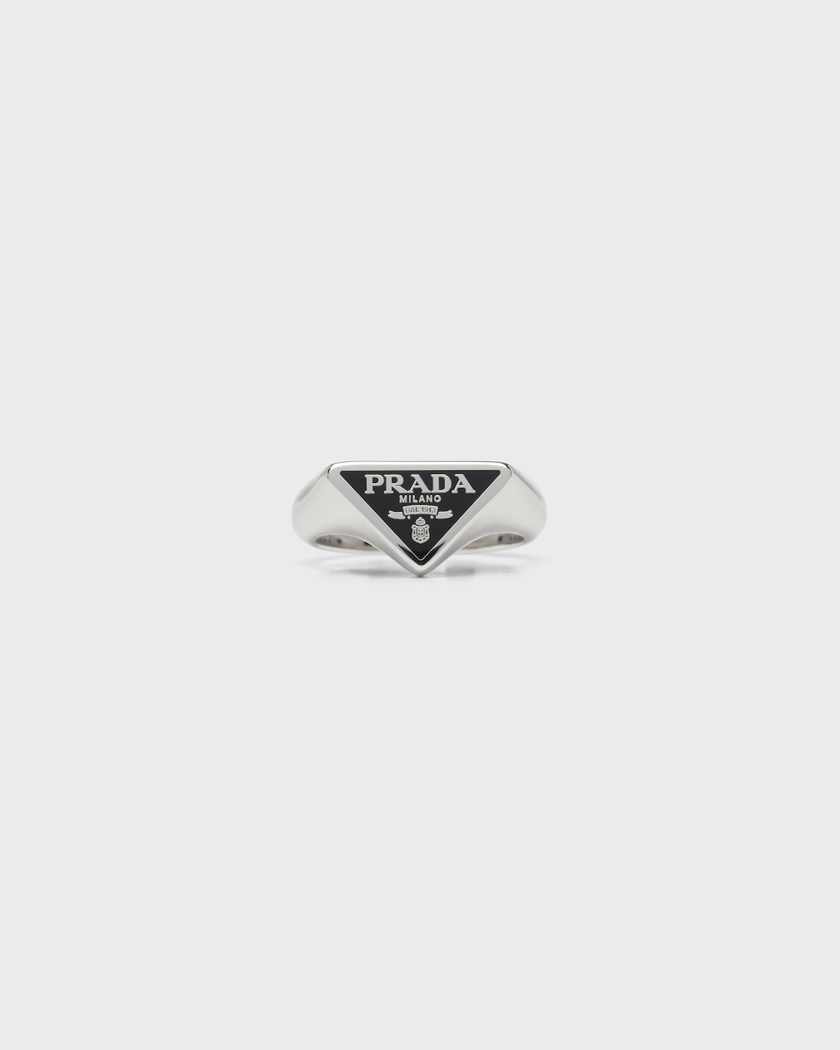 Black Prada Symbole Ring | PRADA