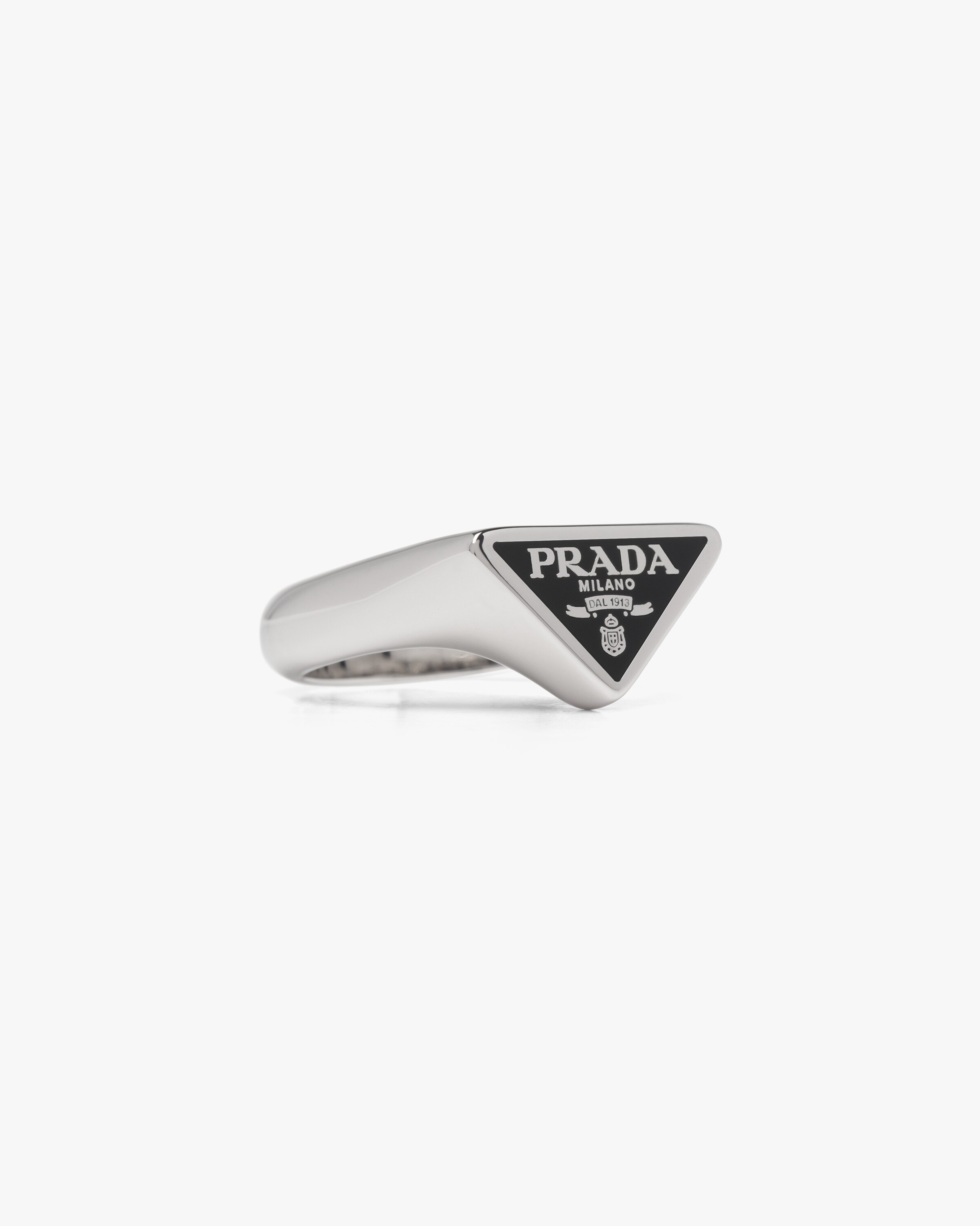 Black Prada Symbole ring | Prada
