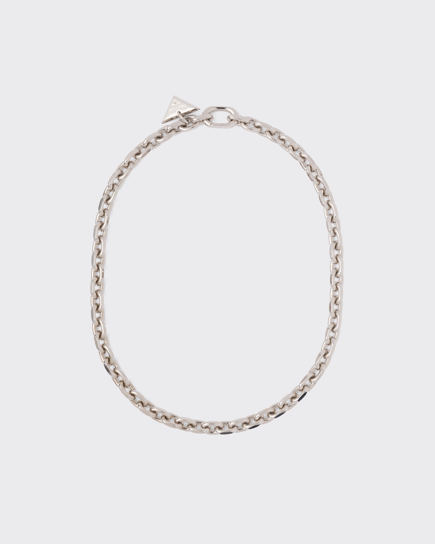 Silver Chain Jewels Necklace | PRADA