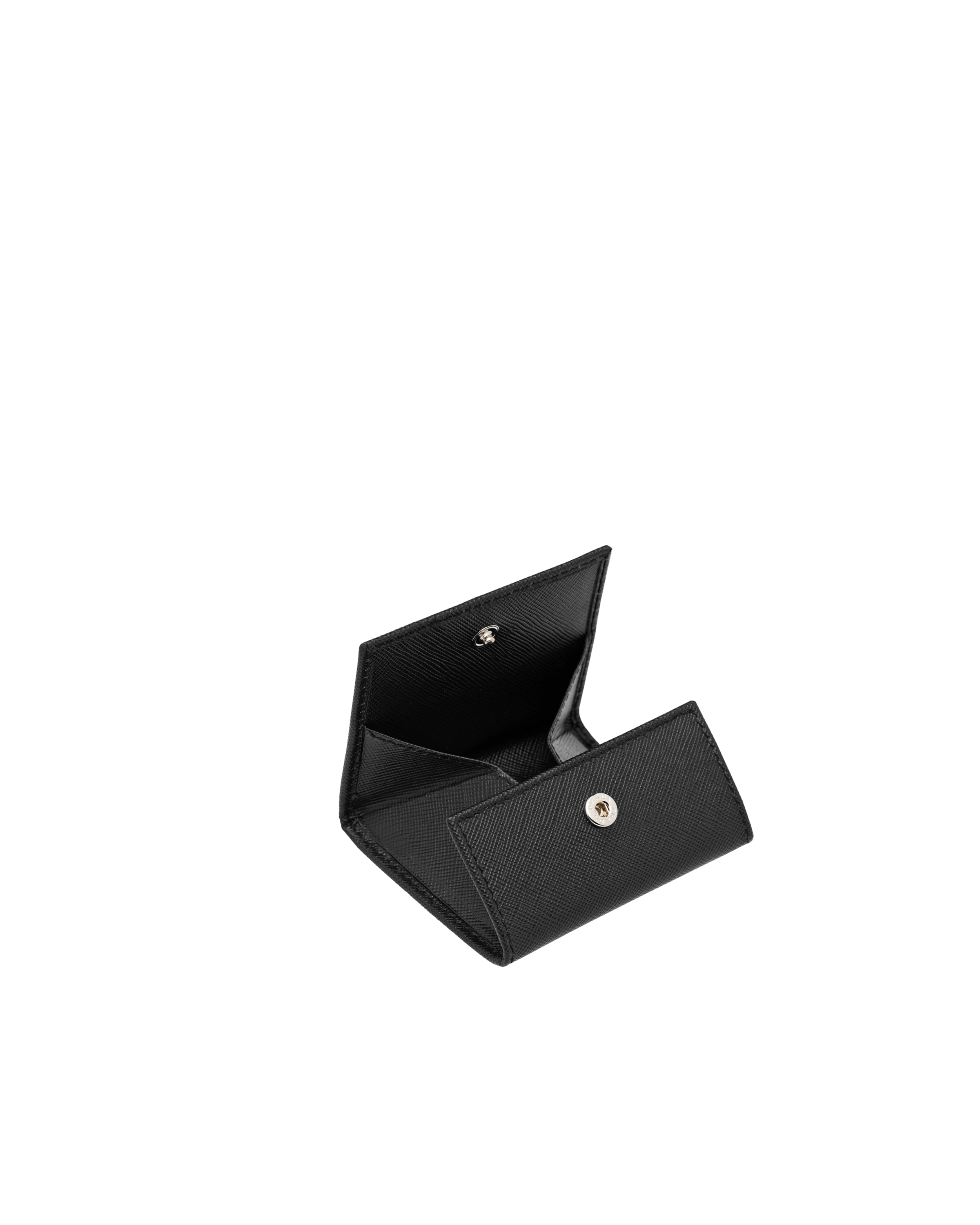 Black Saffiano Leather Coin Purse | Prada