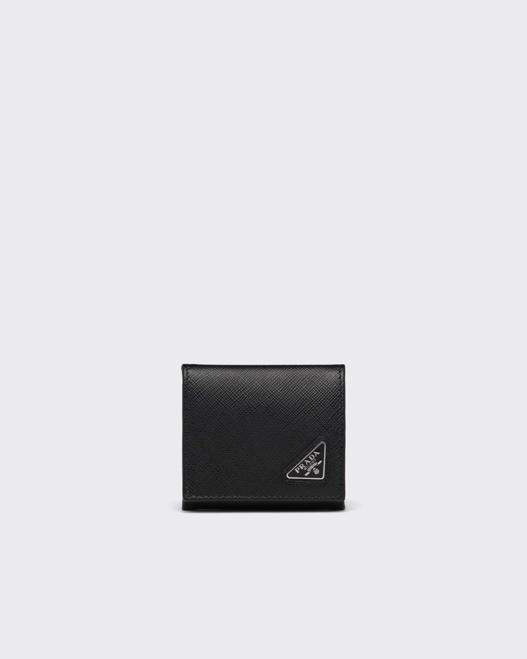 Black Saffiano Leather Coin Purse | PRADA