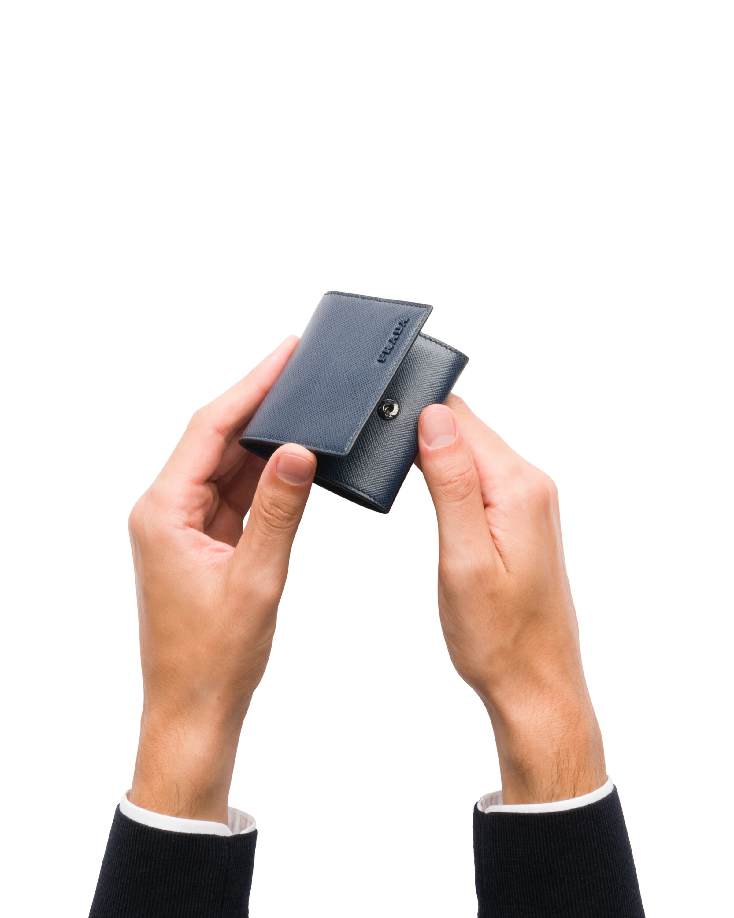 Saffiano leather coin purse | Prada