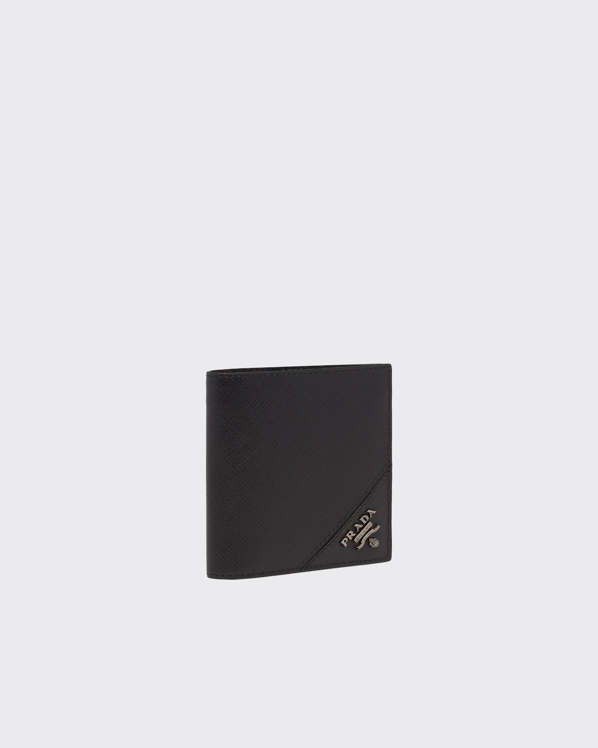 Black Saffiano Leather Wallet | PRADA - United States