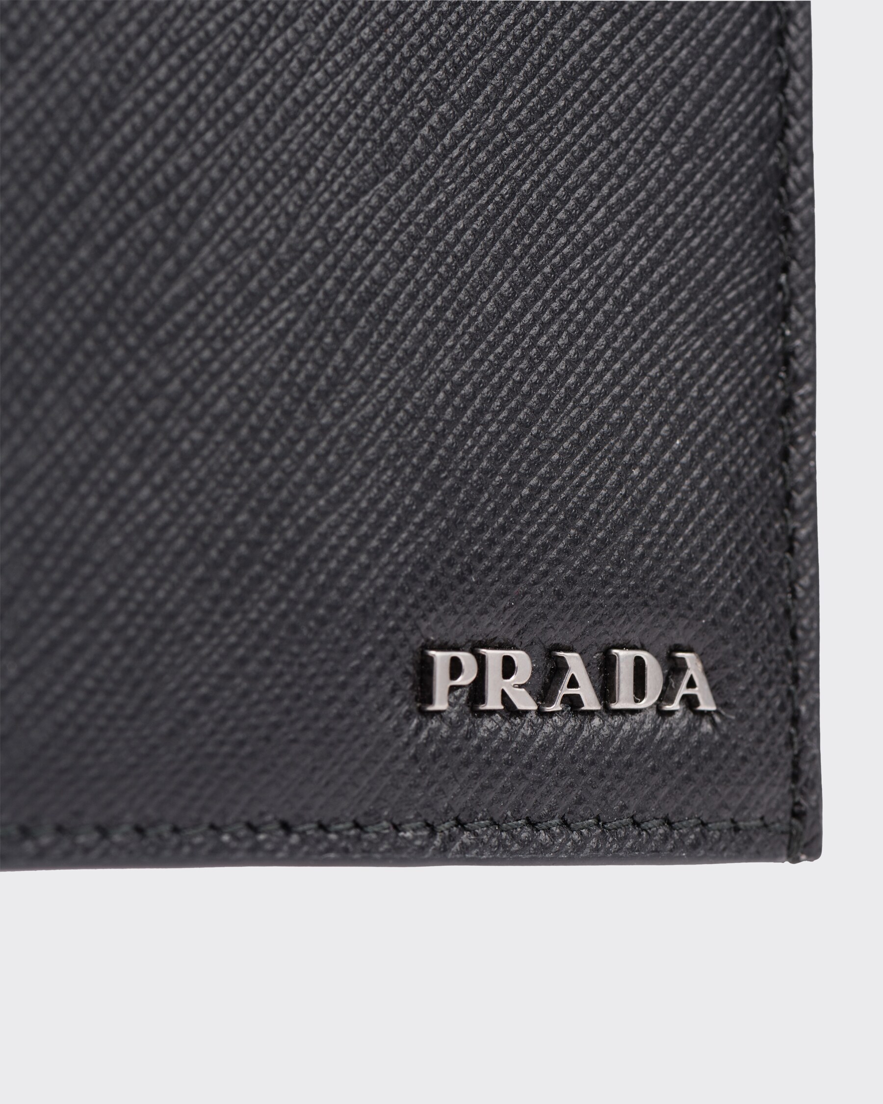 Black Saffiano Leather Wallet | PRADA
