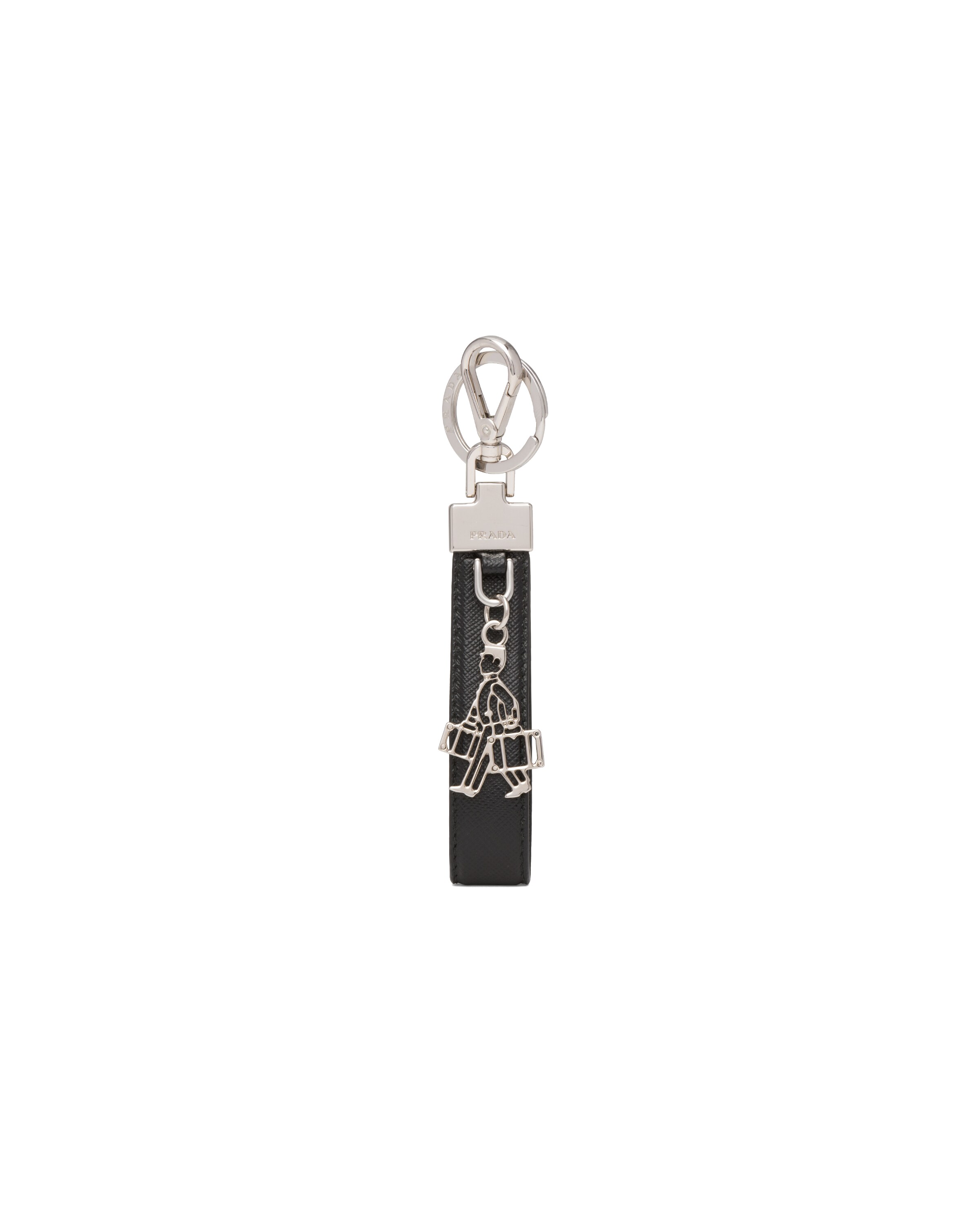 Saffiano Leather Keychain | Prada