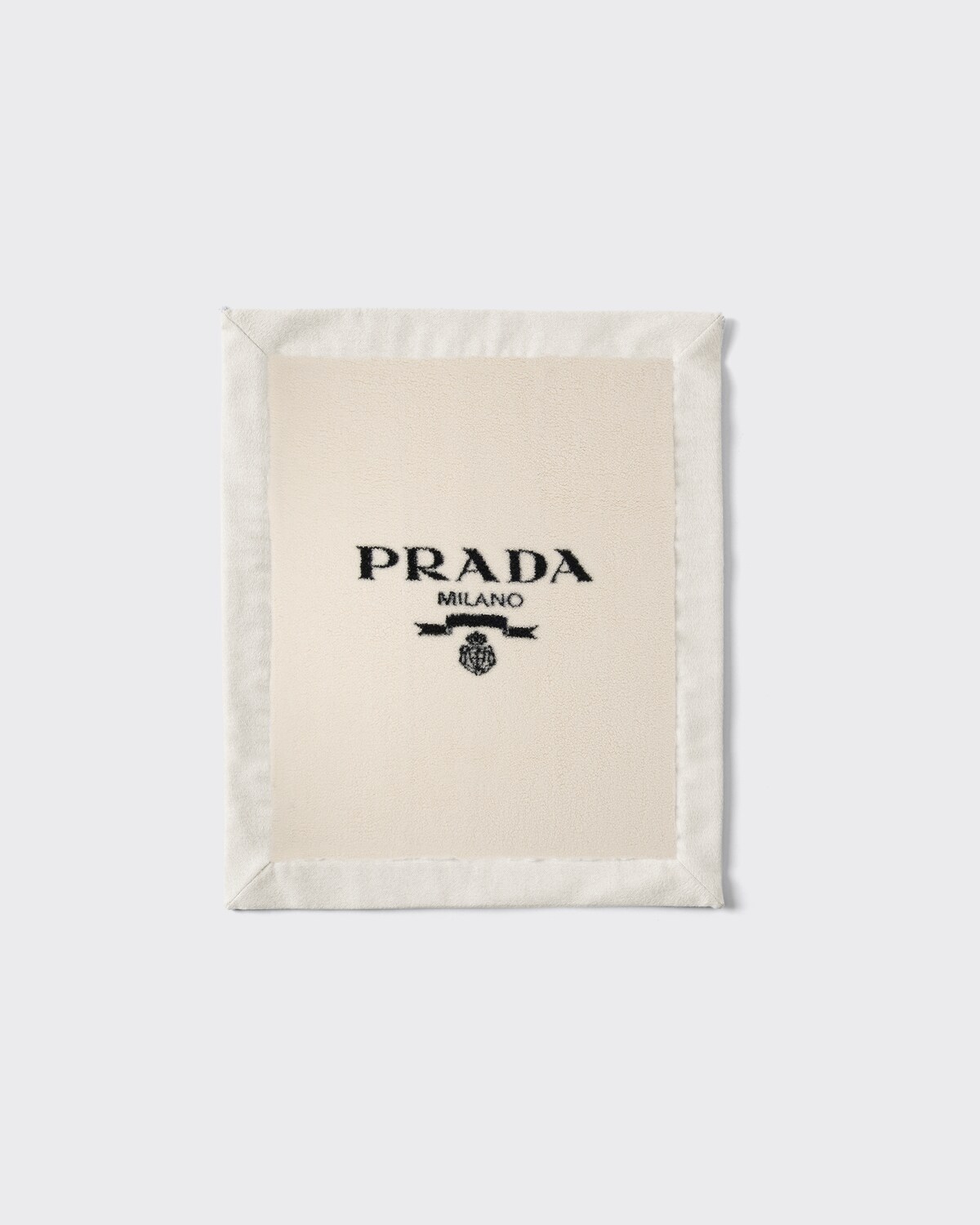 Tan/black Fur-effect Cashmere And Wool Throw | PRADA