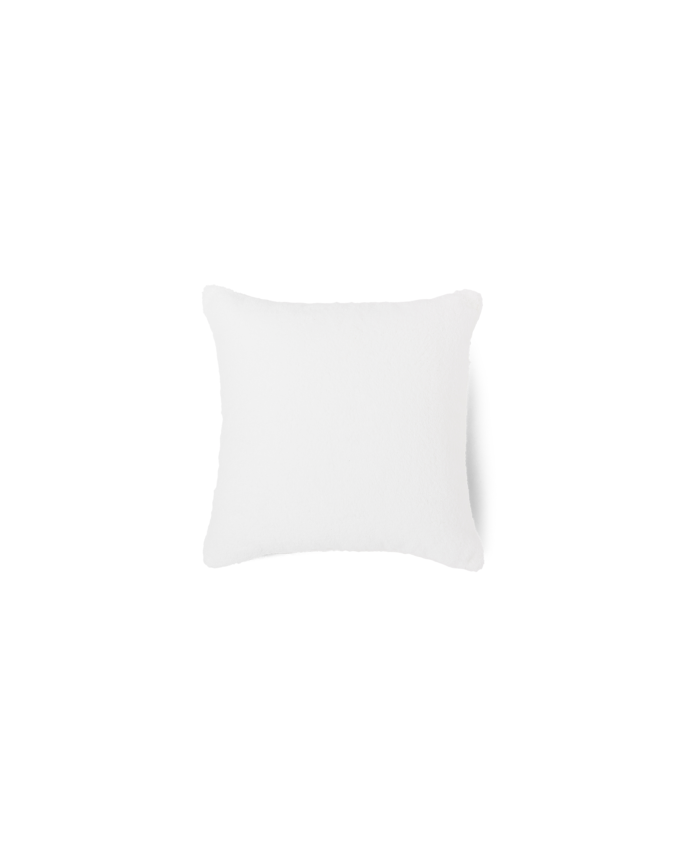 White/black Embroidered terry pillow | Prada