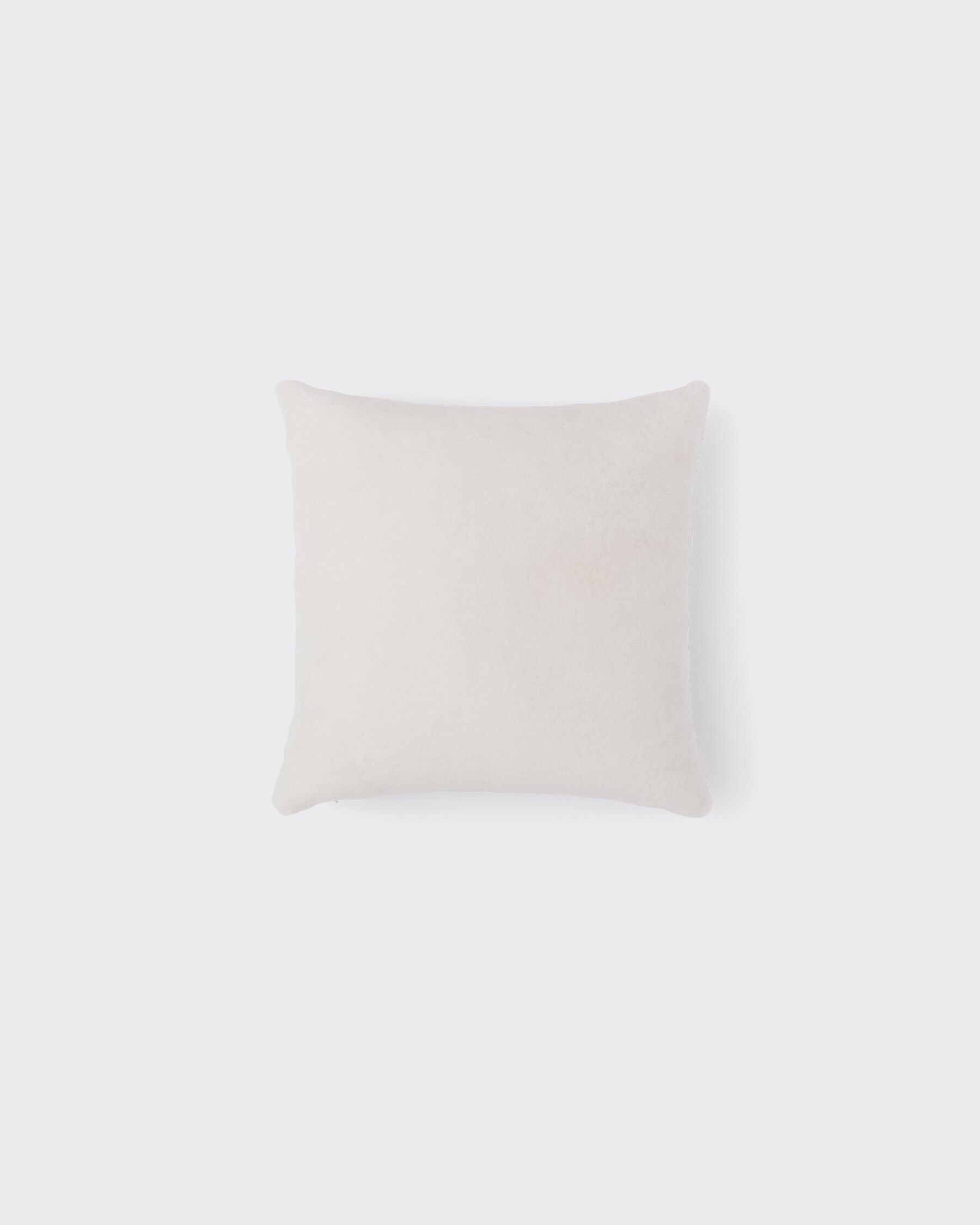 White/black Sheepskin Pillow | PRADA