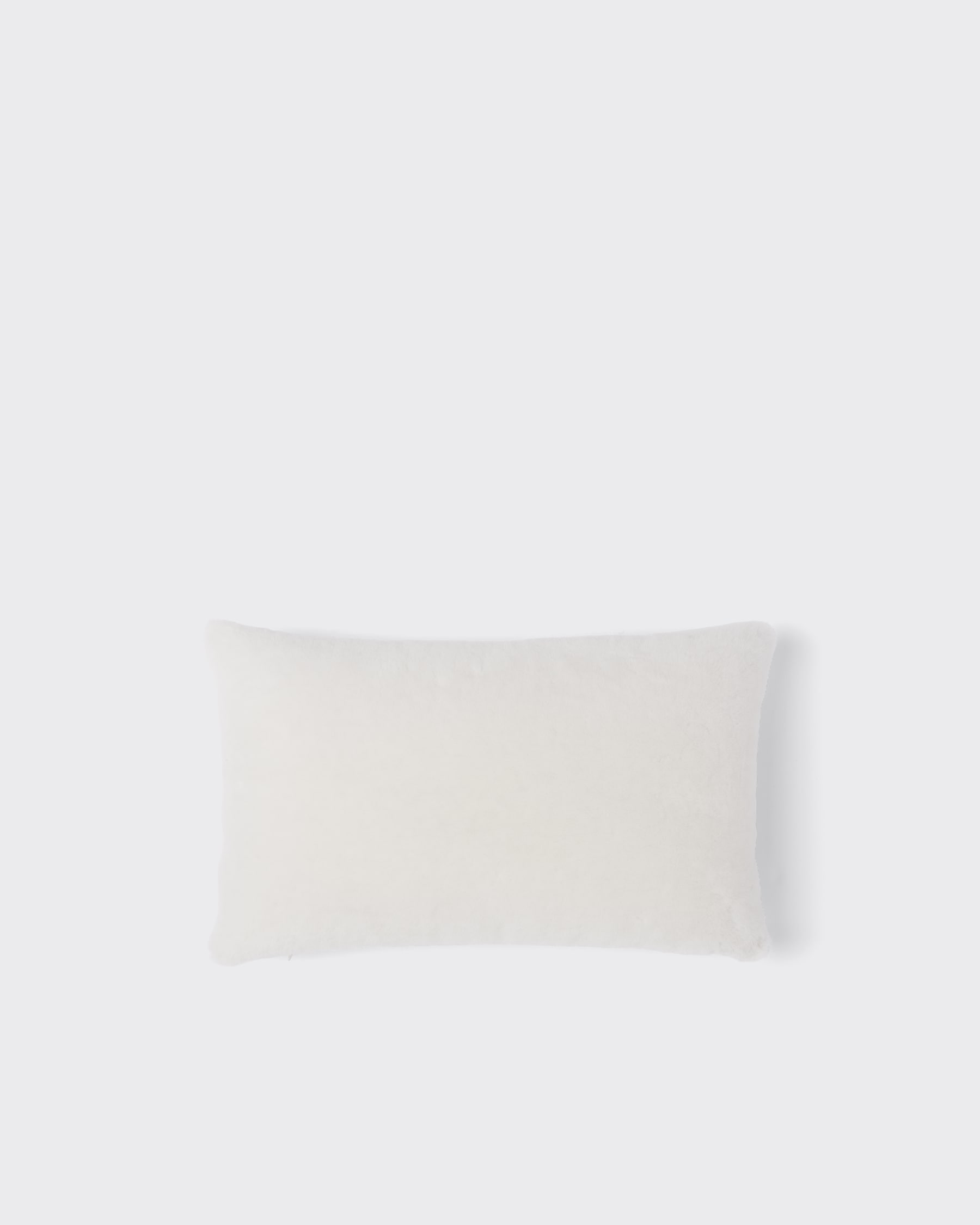 White/black Sheepskin Pillow | PRADA