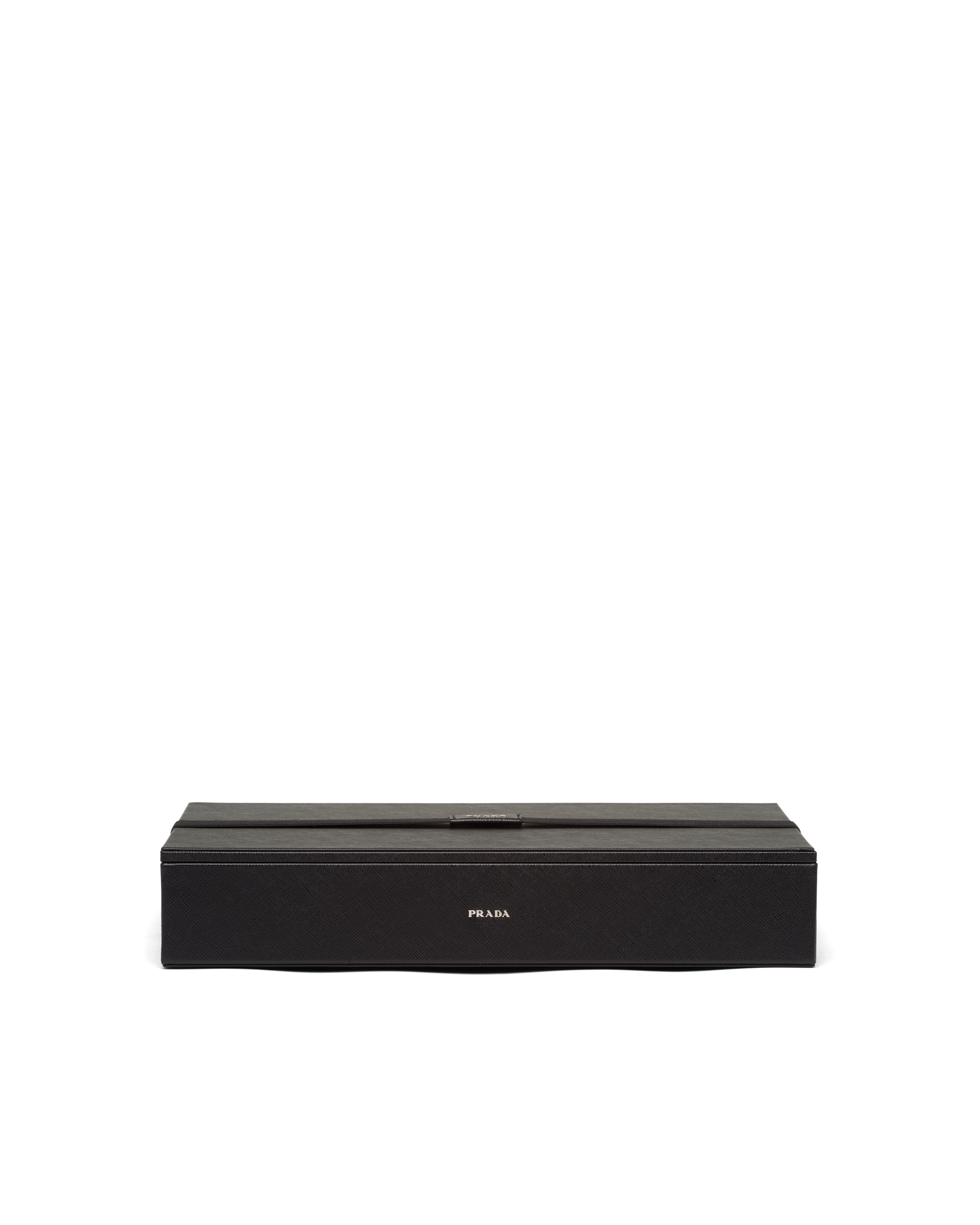 Black Saffiano leather poker set | Prada