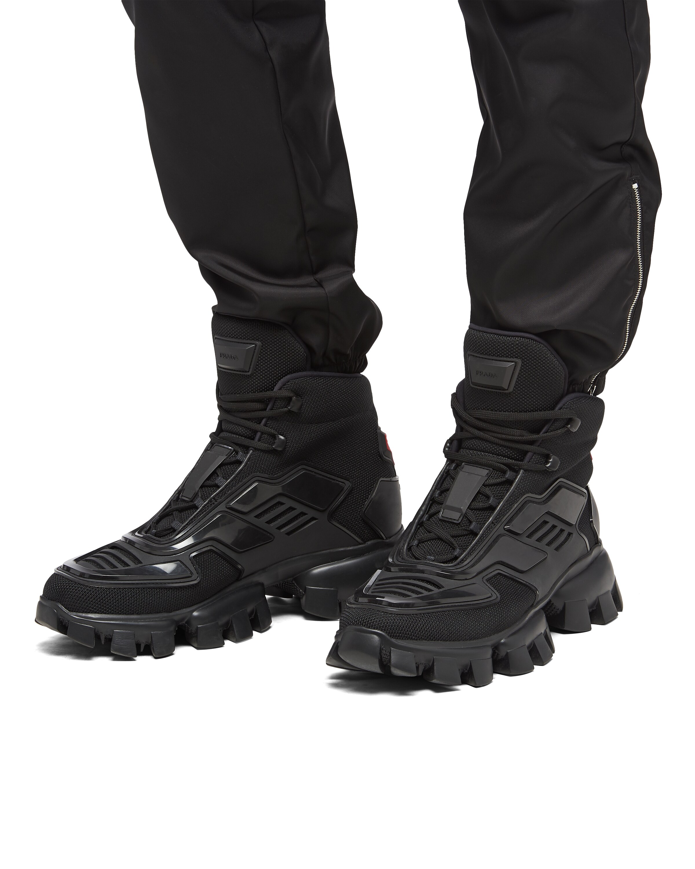 Black Prada Cloudbust Thunder sneakers | Prada