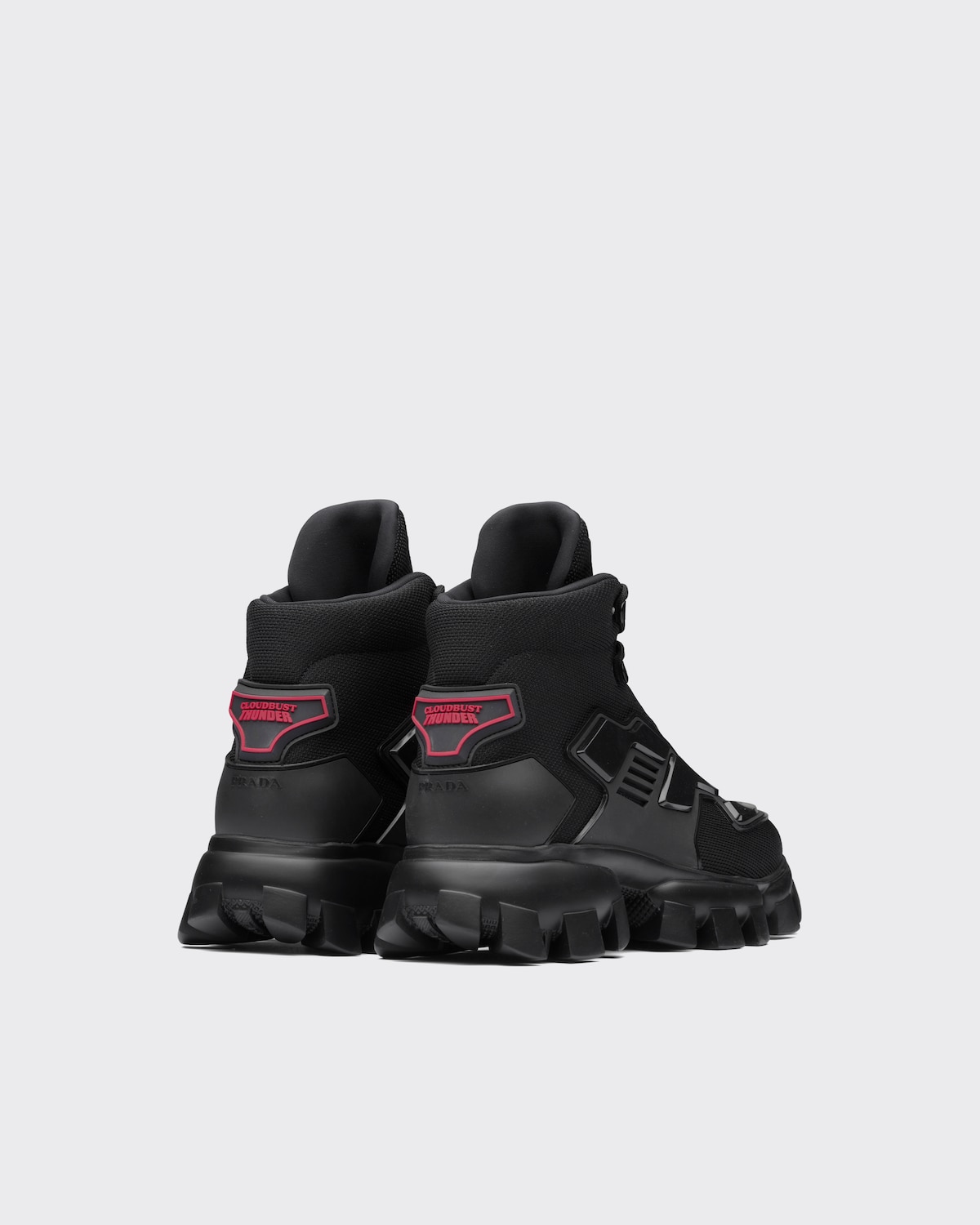 Black Prada Cloudbust Thunder High-top Sneakers | PRADA