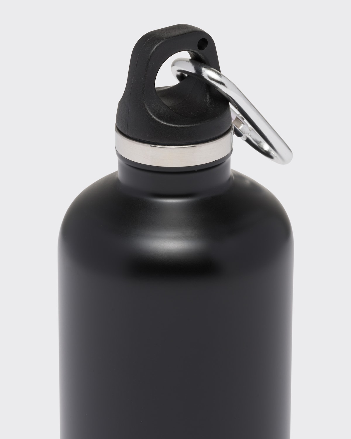 Black Stainless Steel Insulated Water Bottle, 350 Ml | PRADA